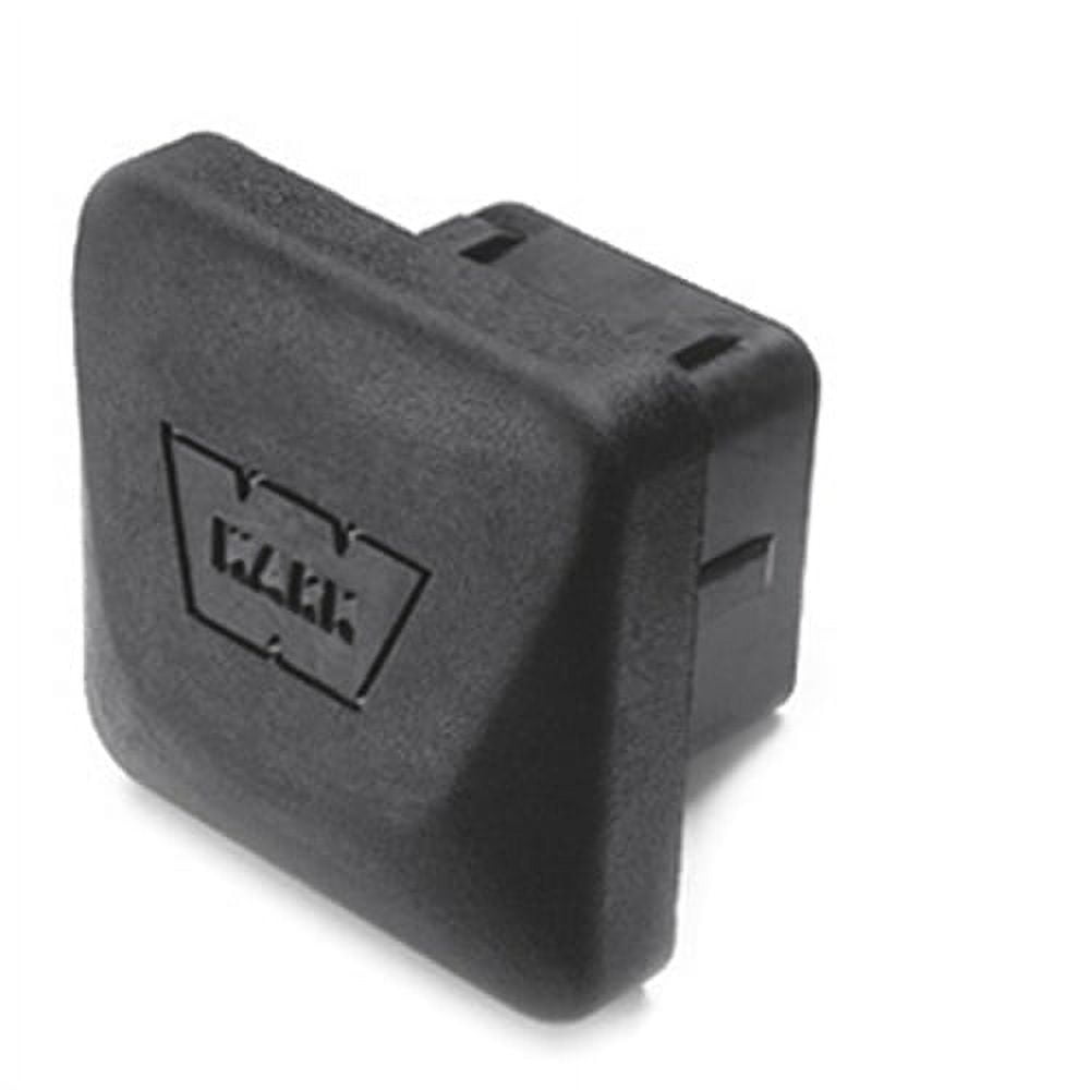 Warn Trailer Hitch Cover; Fits 2 Inch Receiver; Square; Black; Rubber ...