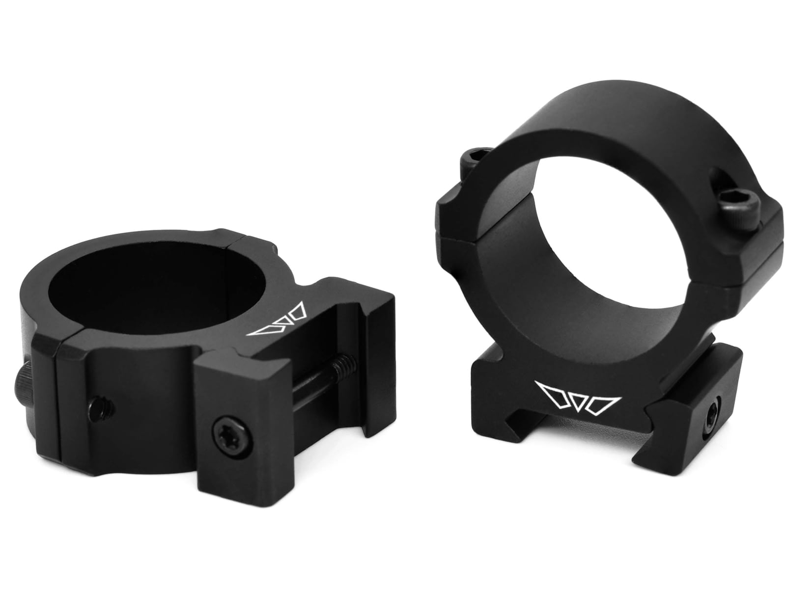 Warne Scope Mounts V600M Vapor Matte Black 1" Low Horizontal Scope ...