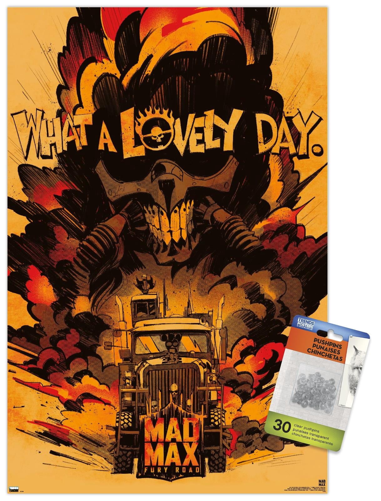 Warner 100th Anniversary: Art of 100th - Mad Max Day Wall Poster with ...