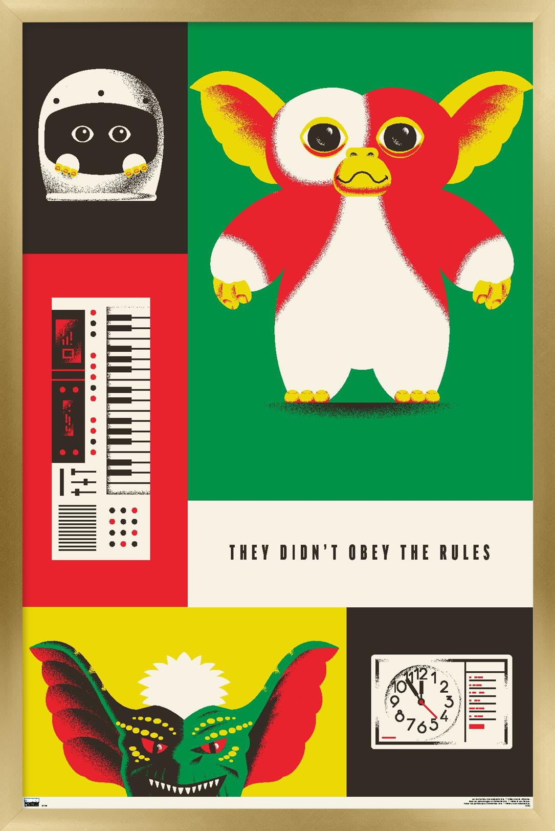 Warner 100th Anniversary - Gremlins Wall Poster, 14.725" x 22.375 ...