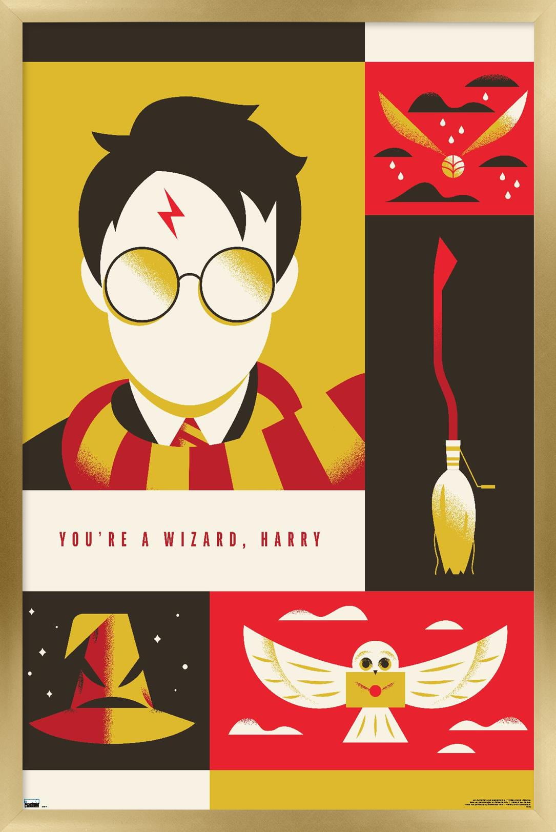 Warner 100th Anniversary - Harry Potter Wall Poster, 14.725" x 22.375 ...