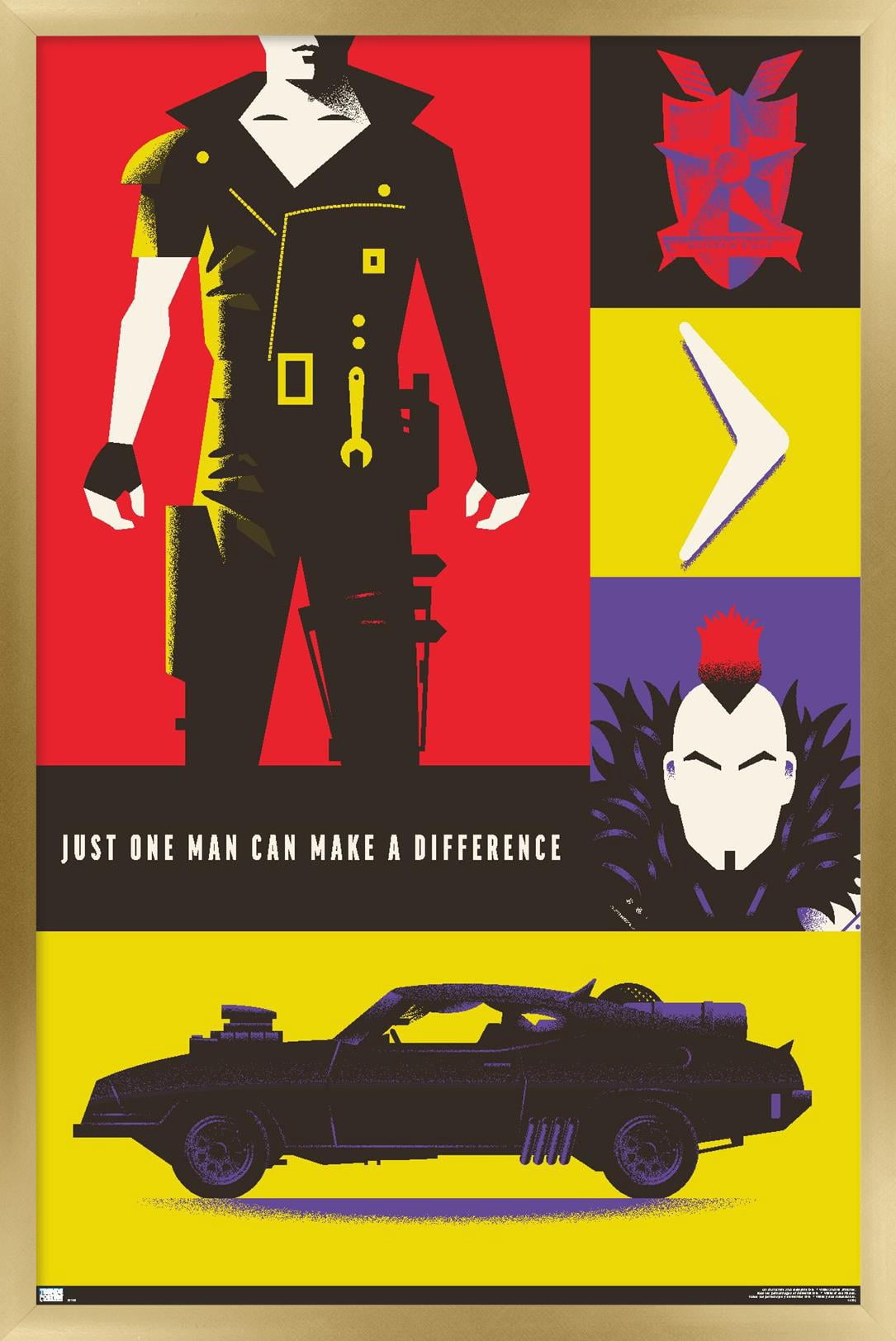 Warner 100th Anniversary - Mad Max Wall Poster, 14.725" x 22.375 ...
