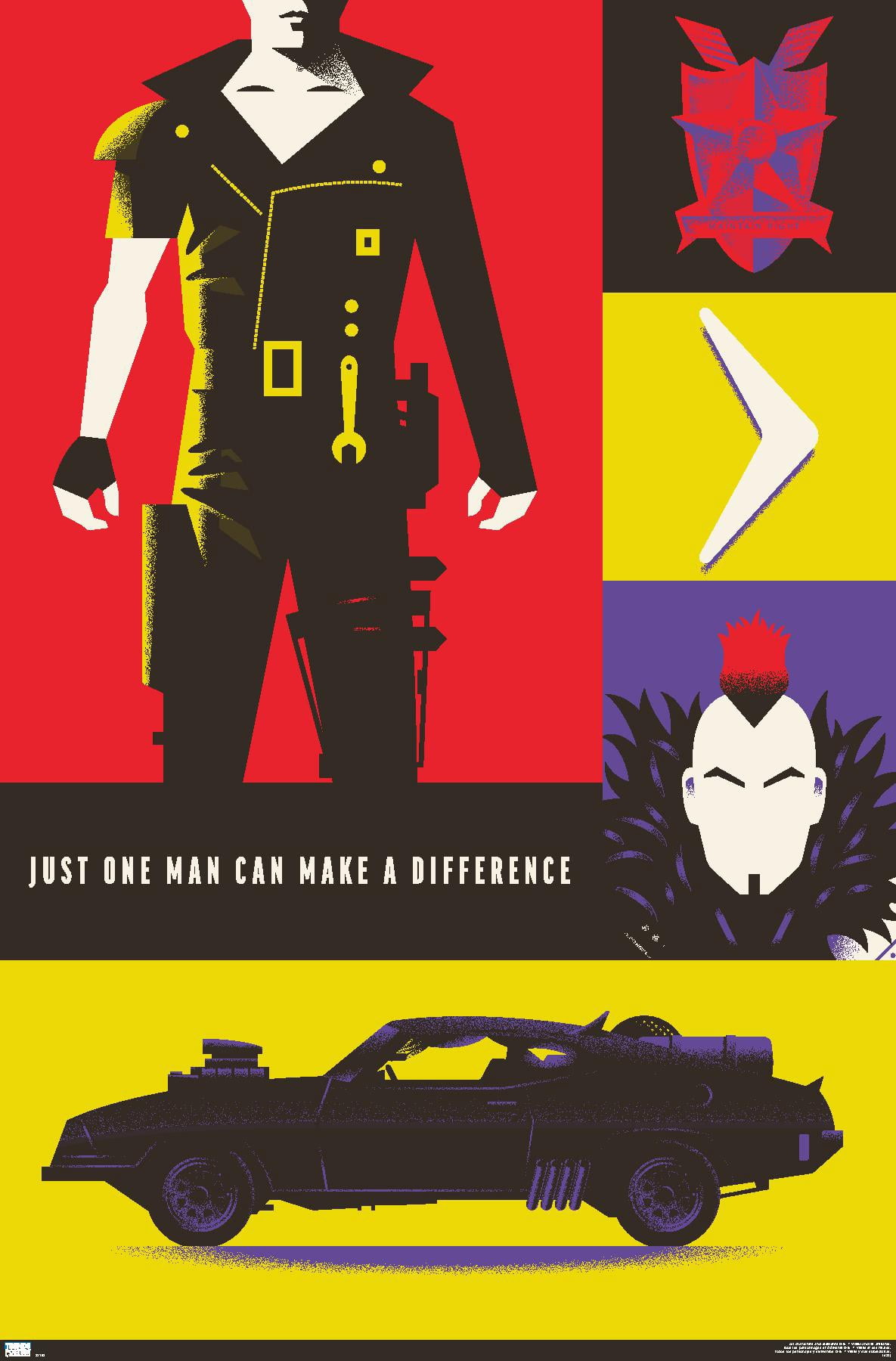 Warner 100th Anniversary - Mad Max Wall Poster, 22.375" x 34" - Walmart.com