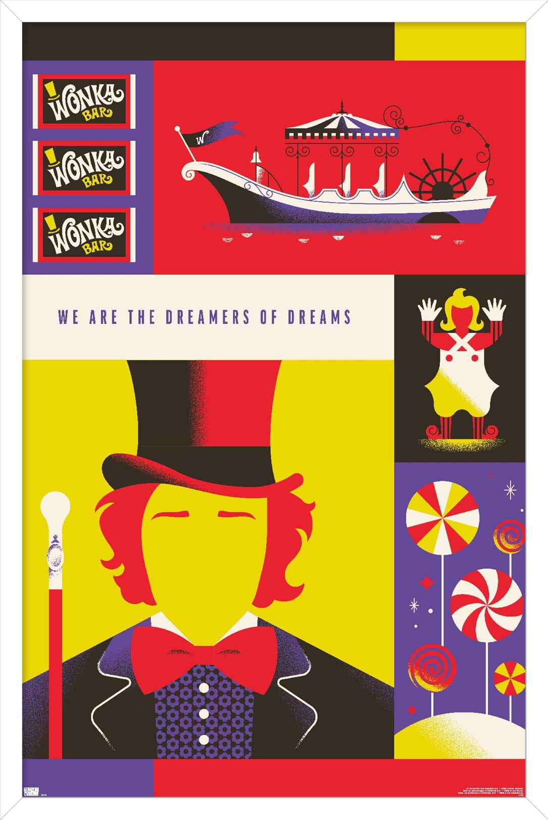 Warner 100th Anniversary - Willy Wonka & The Chocolate Factory Wall ...