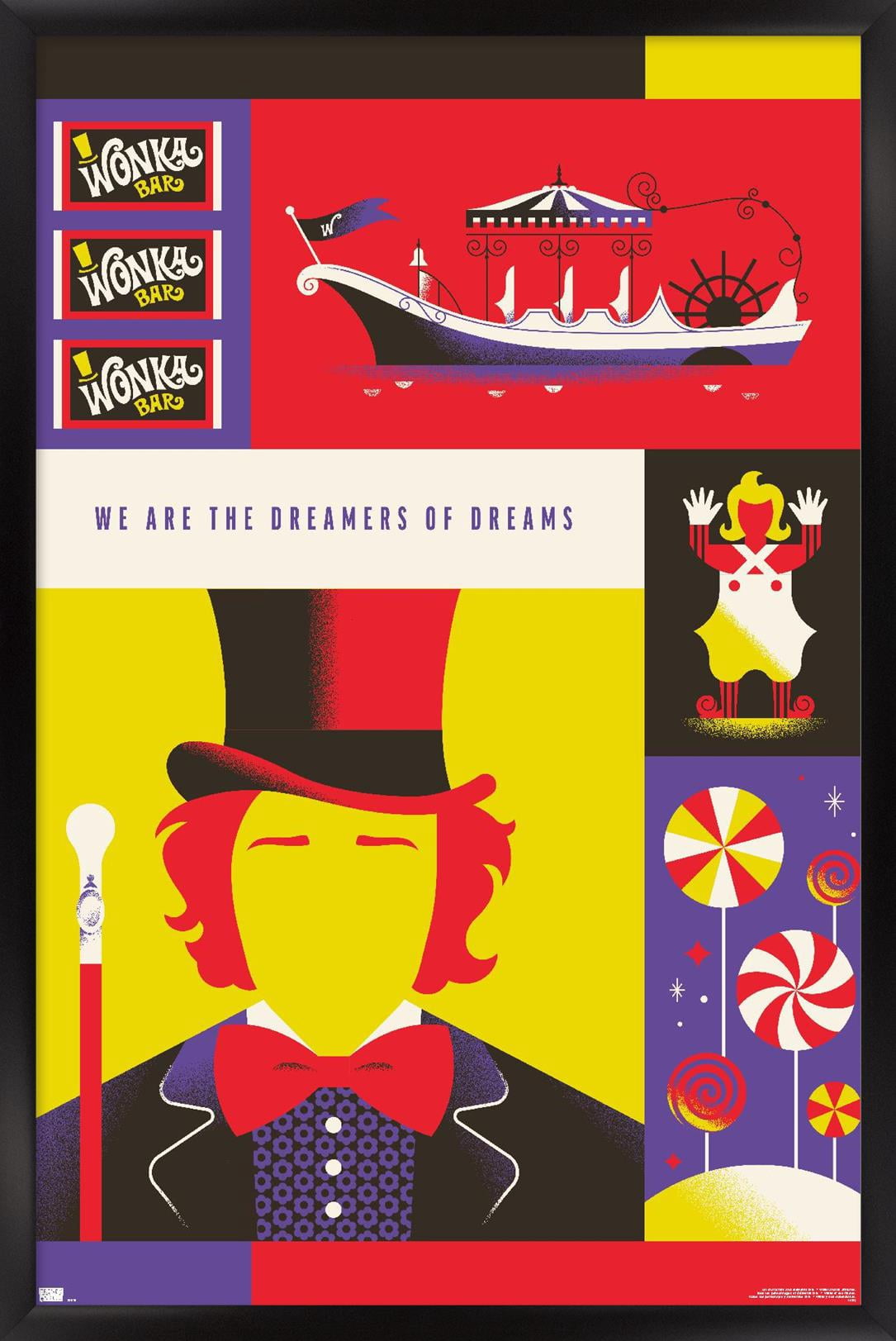 Warner 100th Anniversary - Willy Wonka & The Chocolate Factory Wall ...