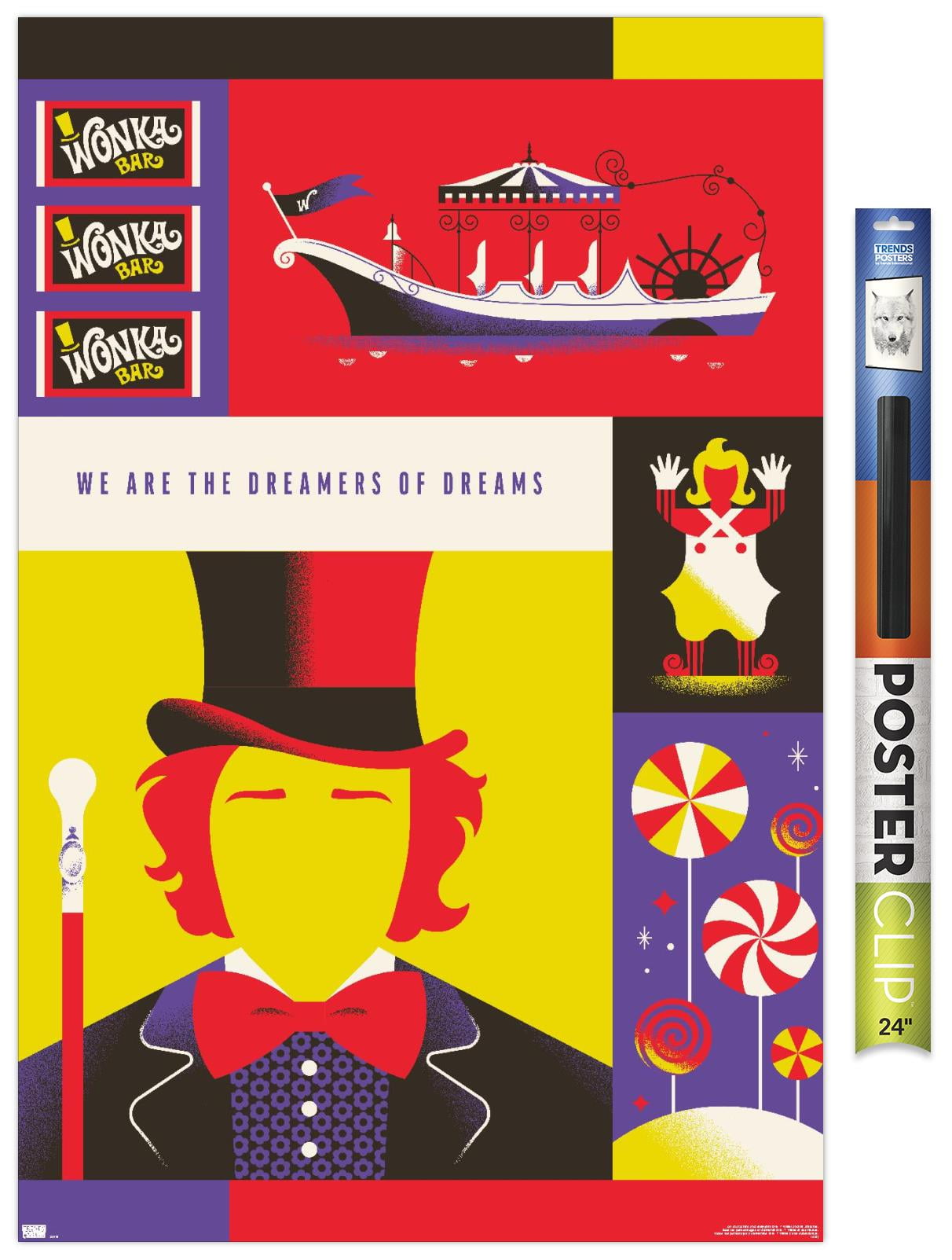 Warner 100th Anniversary - Willy Wonka & The Chocolate Factory Wall ...