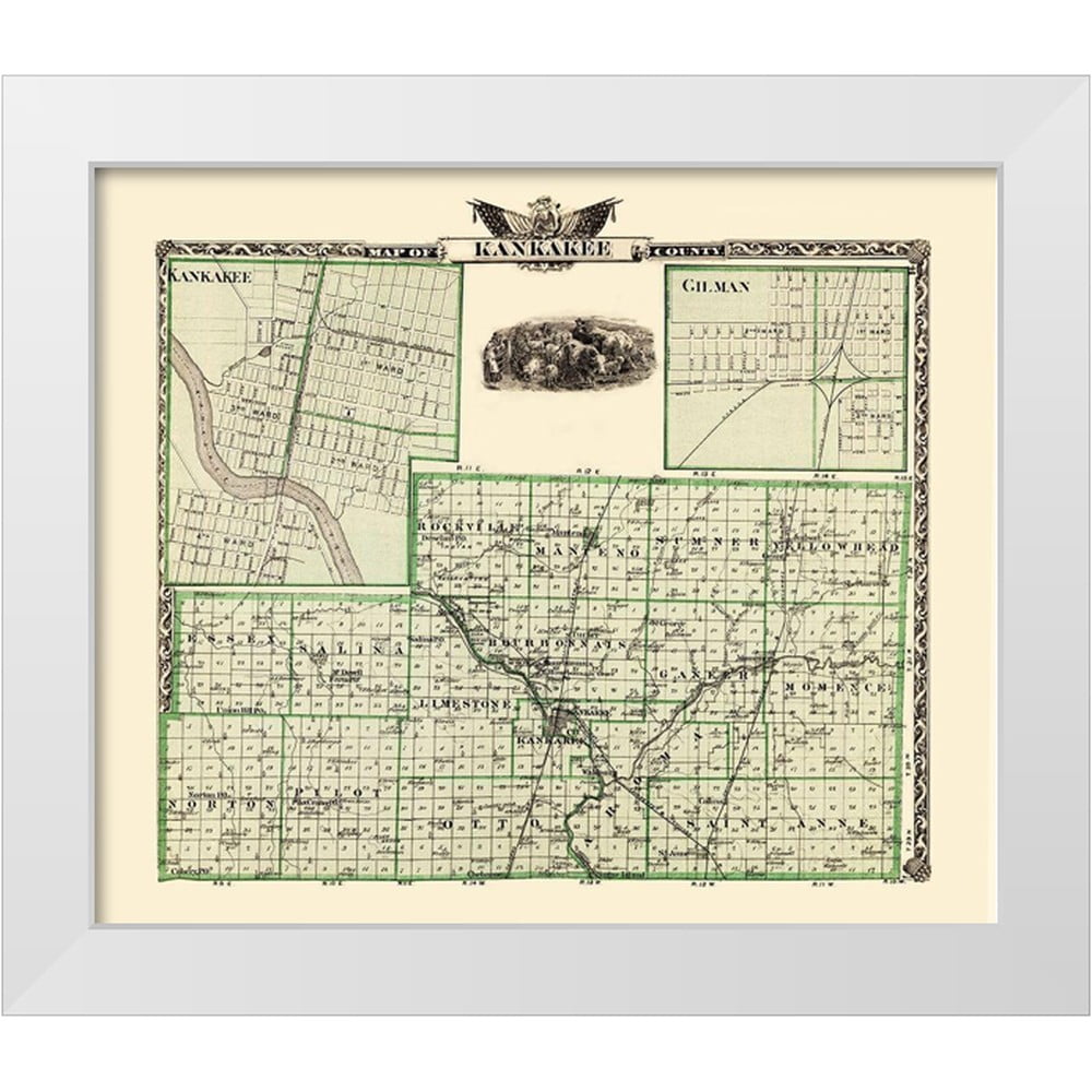 Warner 14x12 White Modern Wood Framed Museum Art Print Titled ...