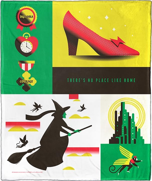 Warner Bros 100th Celebration Silk Touch Throw Blanket, 50" x 60", No ...