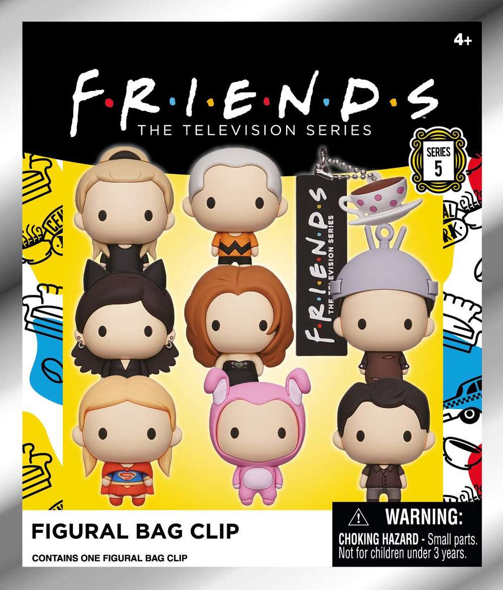Warner Bros. 3D Figural Foam Bag Clip Friends Series 5 Mystery Pack (1 ...