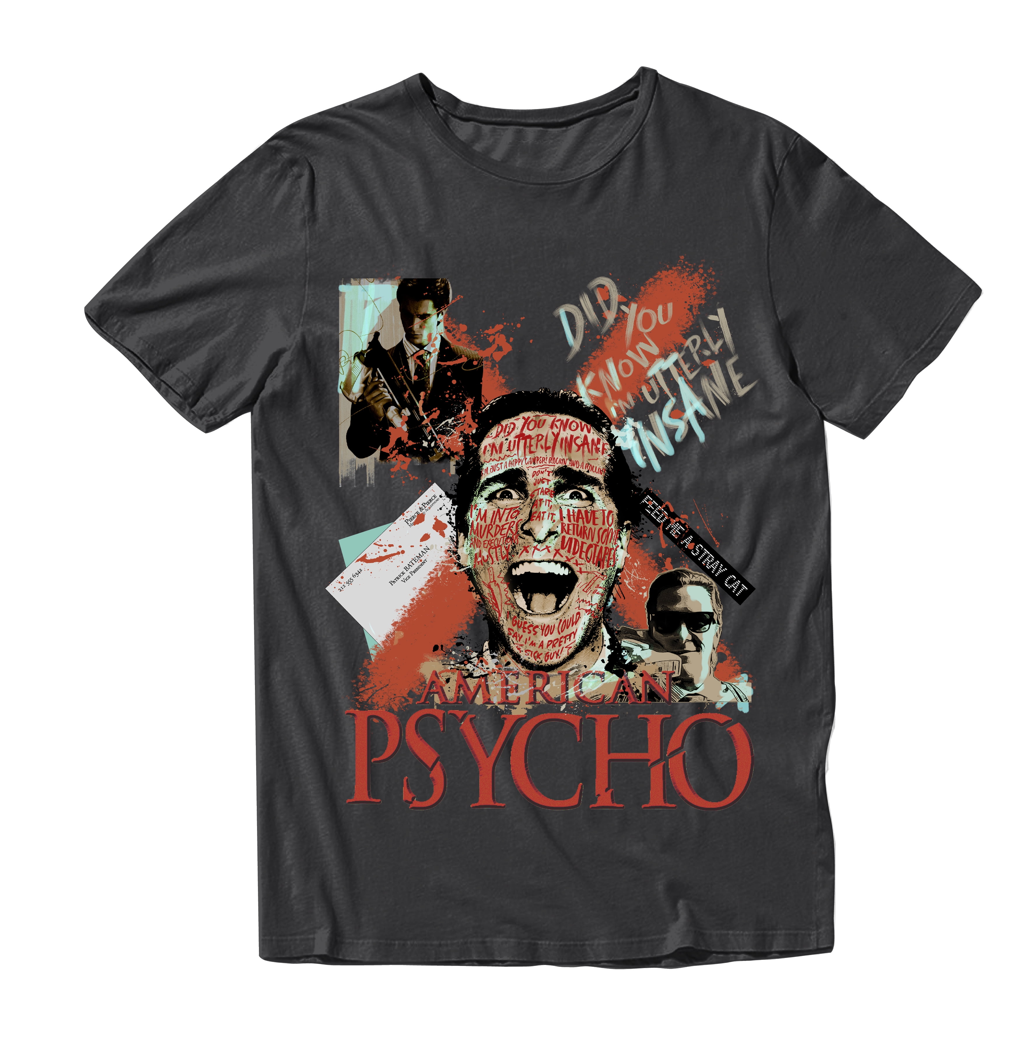 Warner Bros American Psycho Patrick Bateman Mens and Womens Short ...