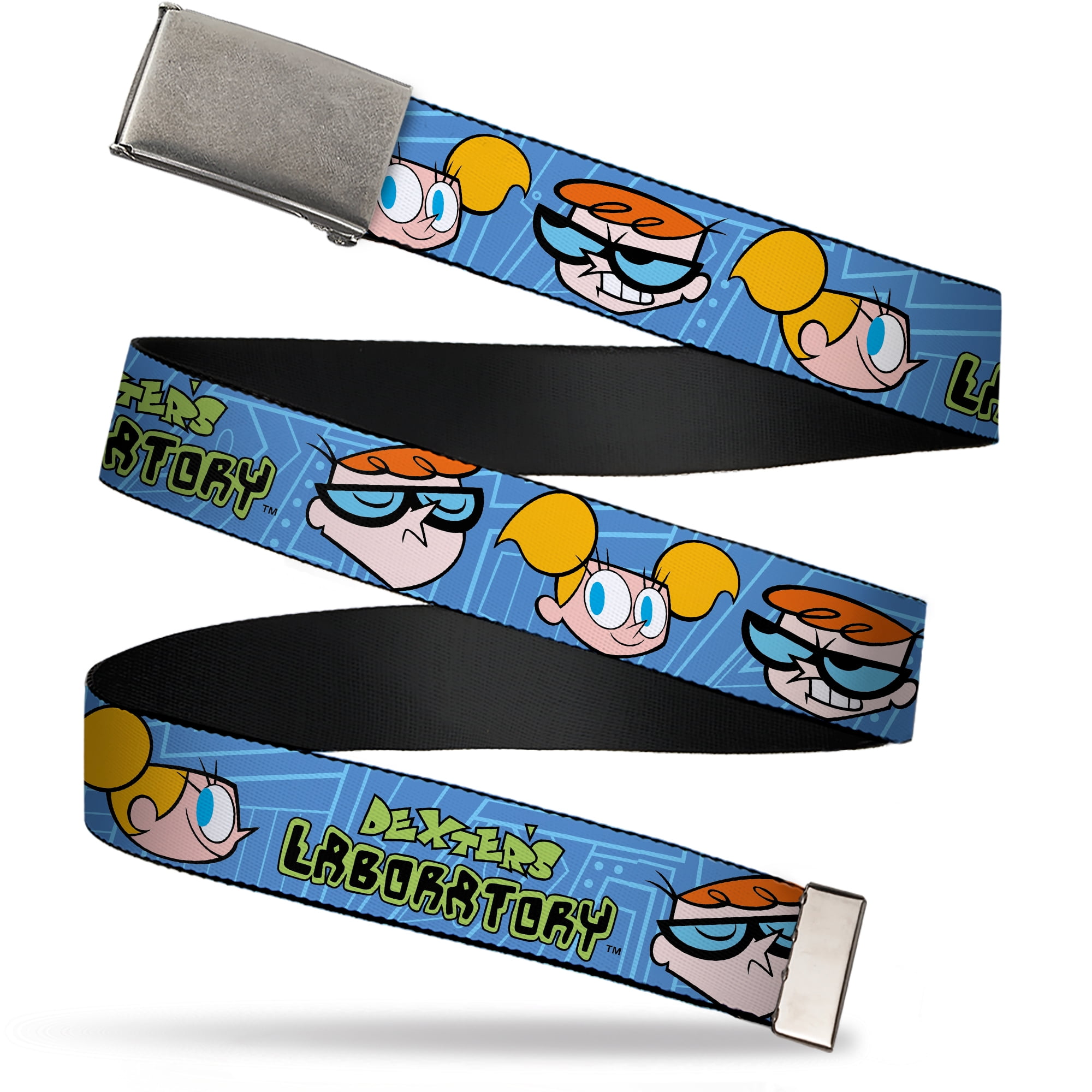 Adjustable Belt, Clamp Buckle, Cut-to-Fit, Dexters Laboratory Title ...