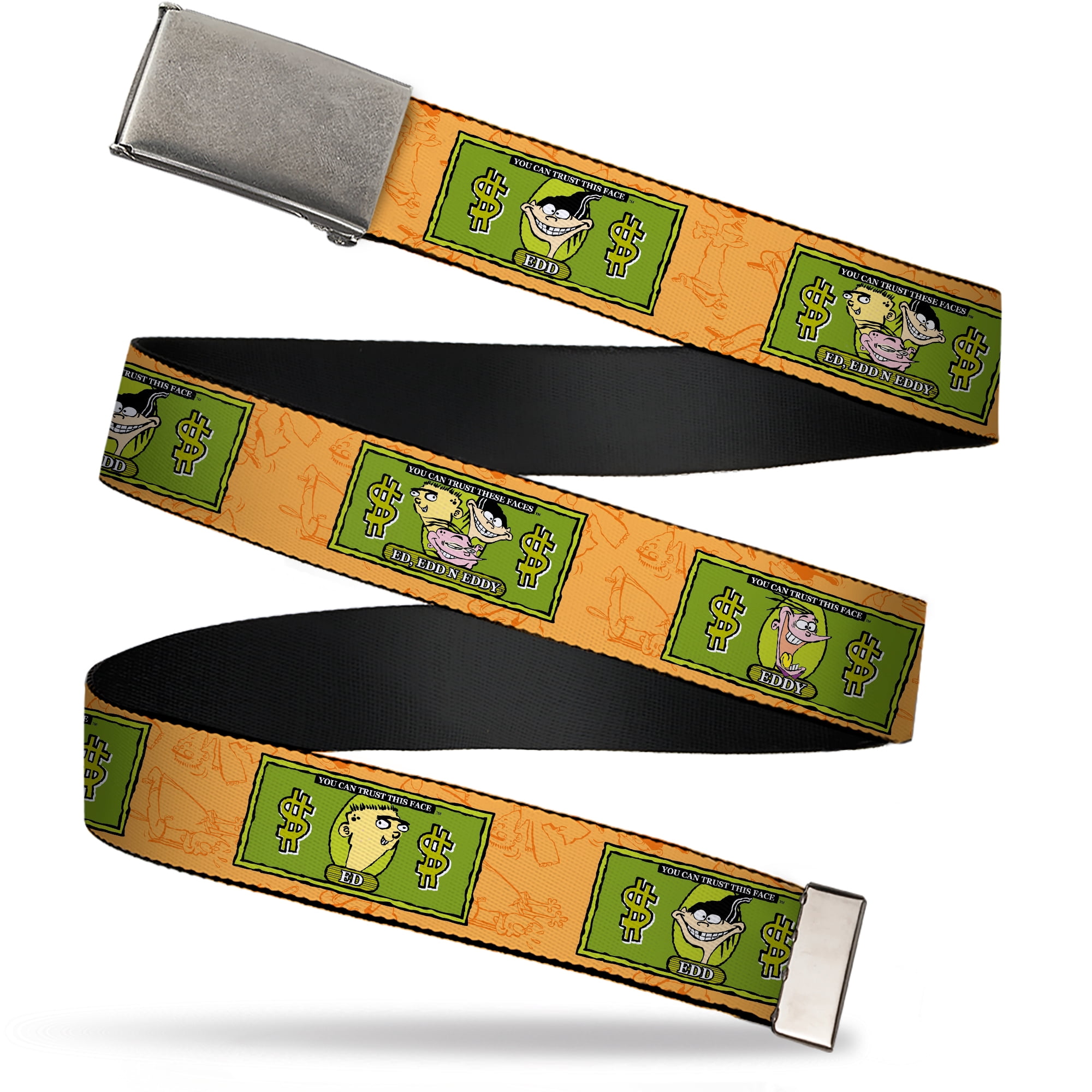 Warner Bros. Animation Belt, Flip Web Belt Ed Edd N Eddy Money Notes ...