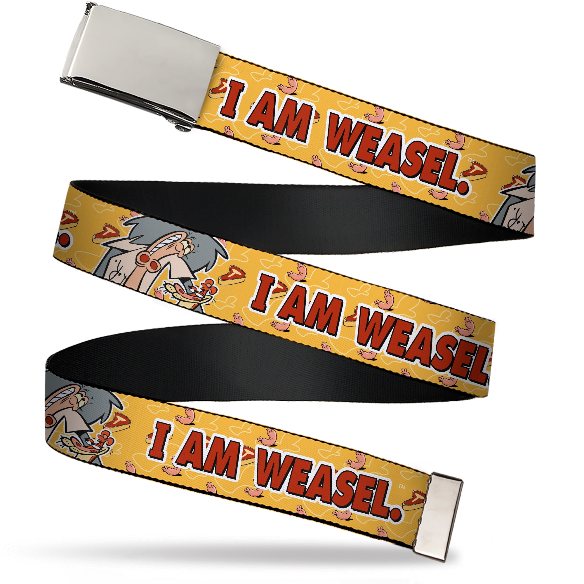 Warner Bros. Animation Belt, Flip Web Belt I Am Weasel IR Baboon Pose ...