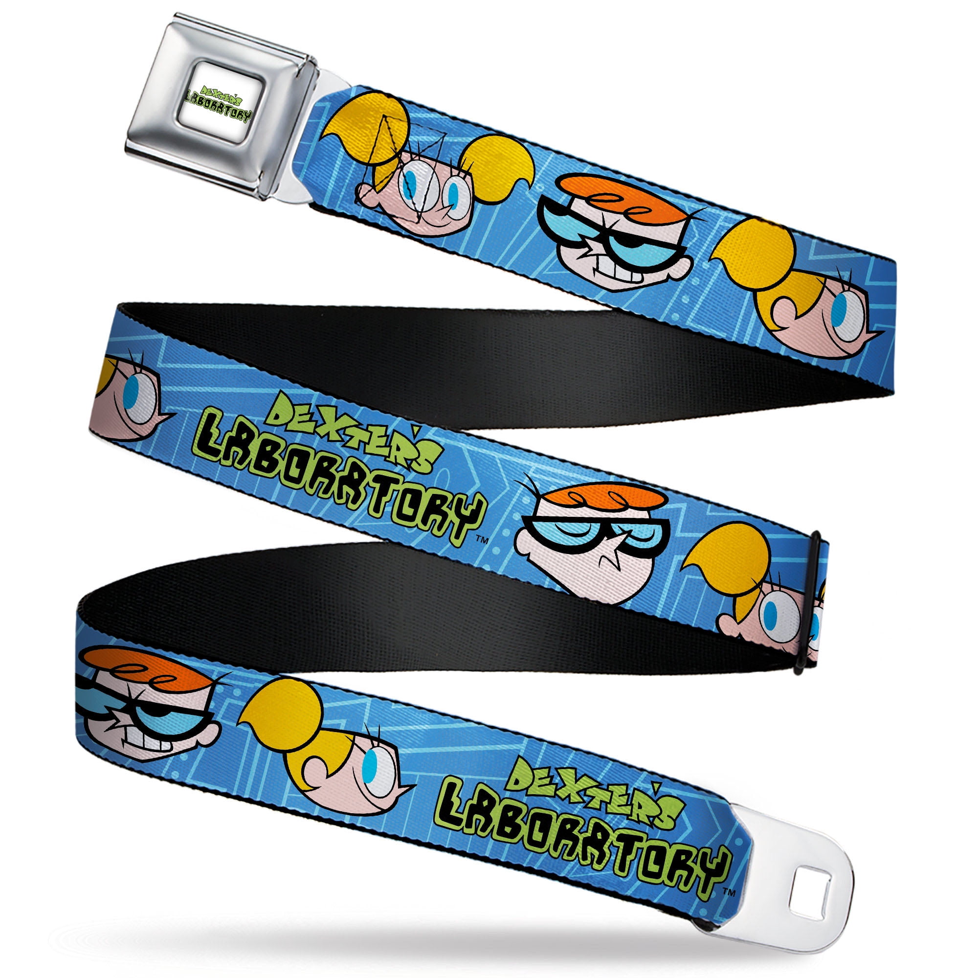 Cartoon Network Belt, Seatbelt Buckle Belt, Dexters Laboratory Title ...