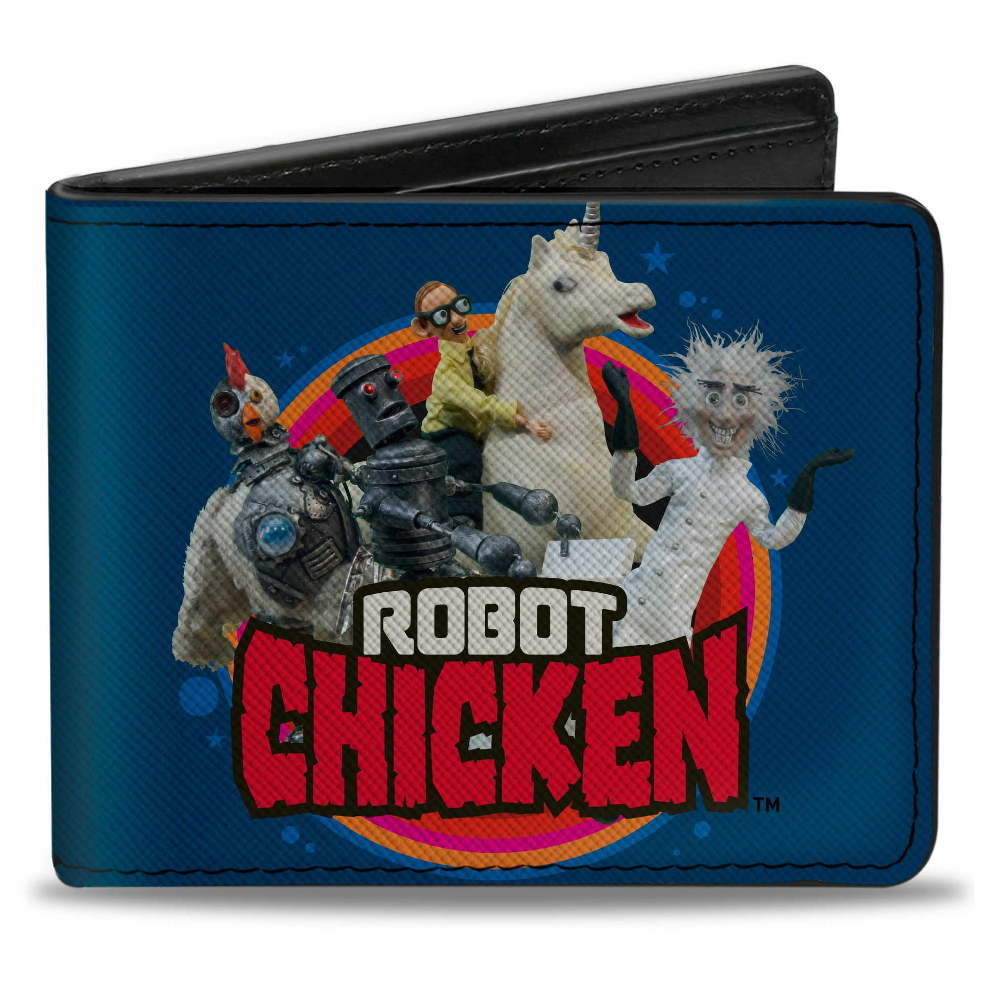 Warner Bros. Animation Wallet, Bifold, Robot Chicken Title Logo and ...