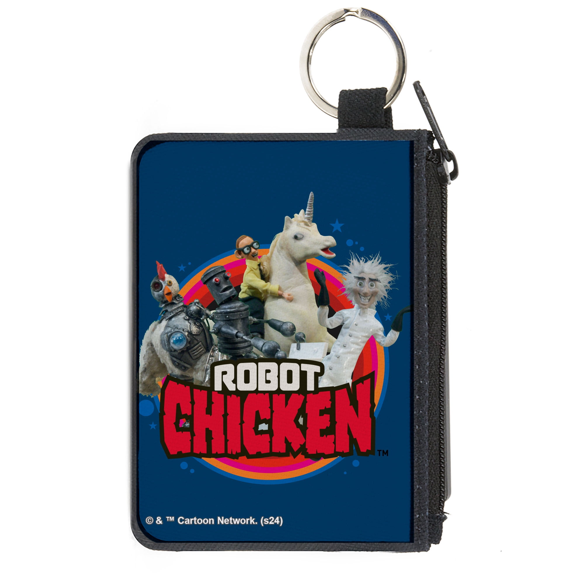 Warner Bros. Animation Wallet, Coin Purse, Robot Chicken Title Logo and ...