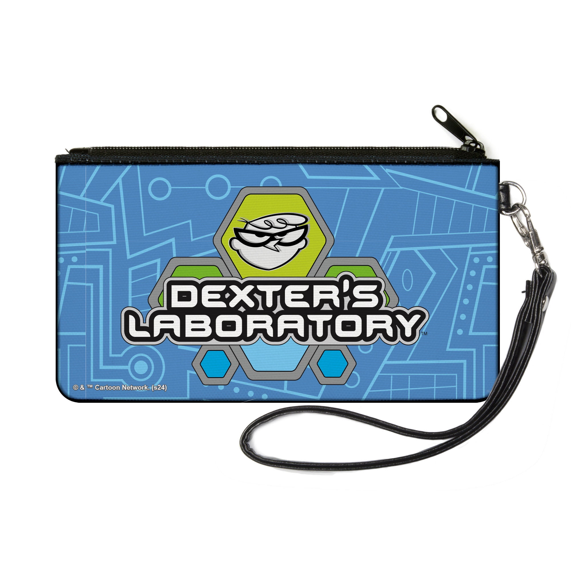 Warner Bros. Animation Wallet, Zip Pouch, Dexters Laboratory Title Logo ...