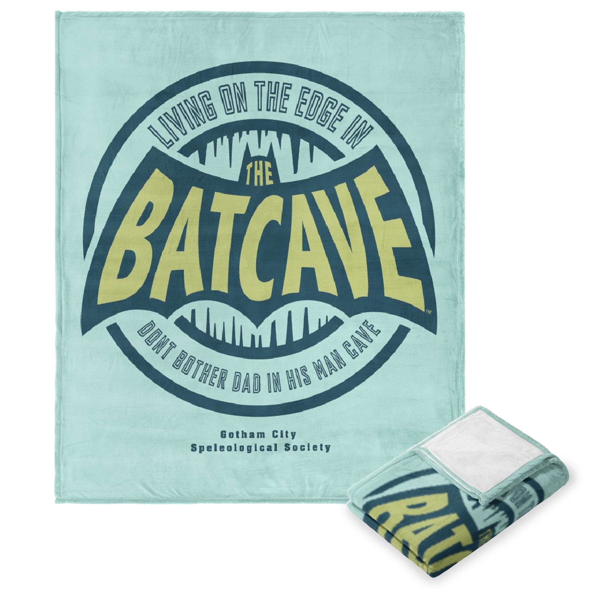 Warner Bros Batman Dads Batcave Kids Silk Touch Throw Blanket - Walmart.com