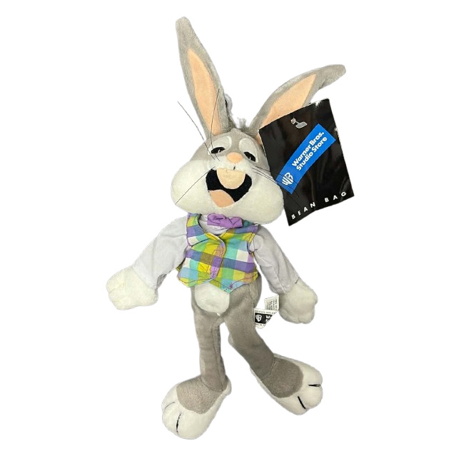 Warner Bros. Bean Bag Plush - BUGS BUNNY in Easter Vest [Looney Tunes ...