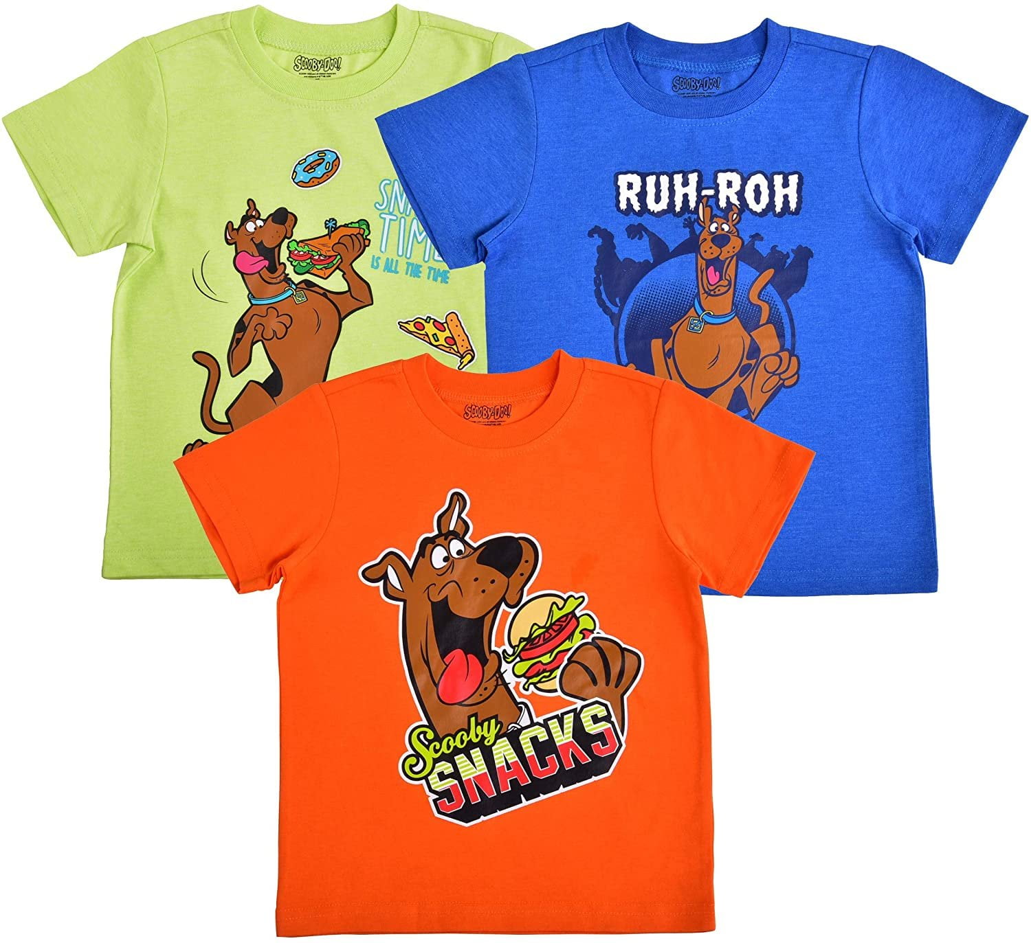 Warner Bros Boy's 3-Piece Scooby Doo Tee Shirt Set - Walmart.com