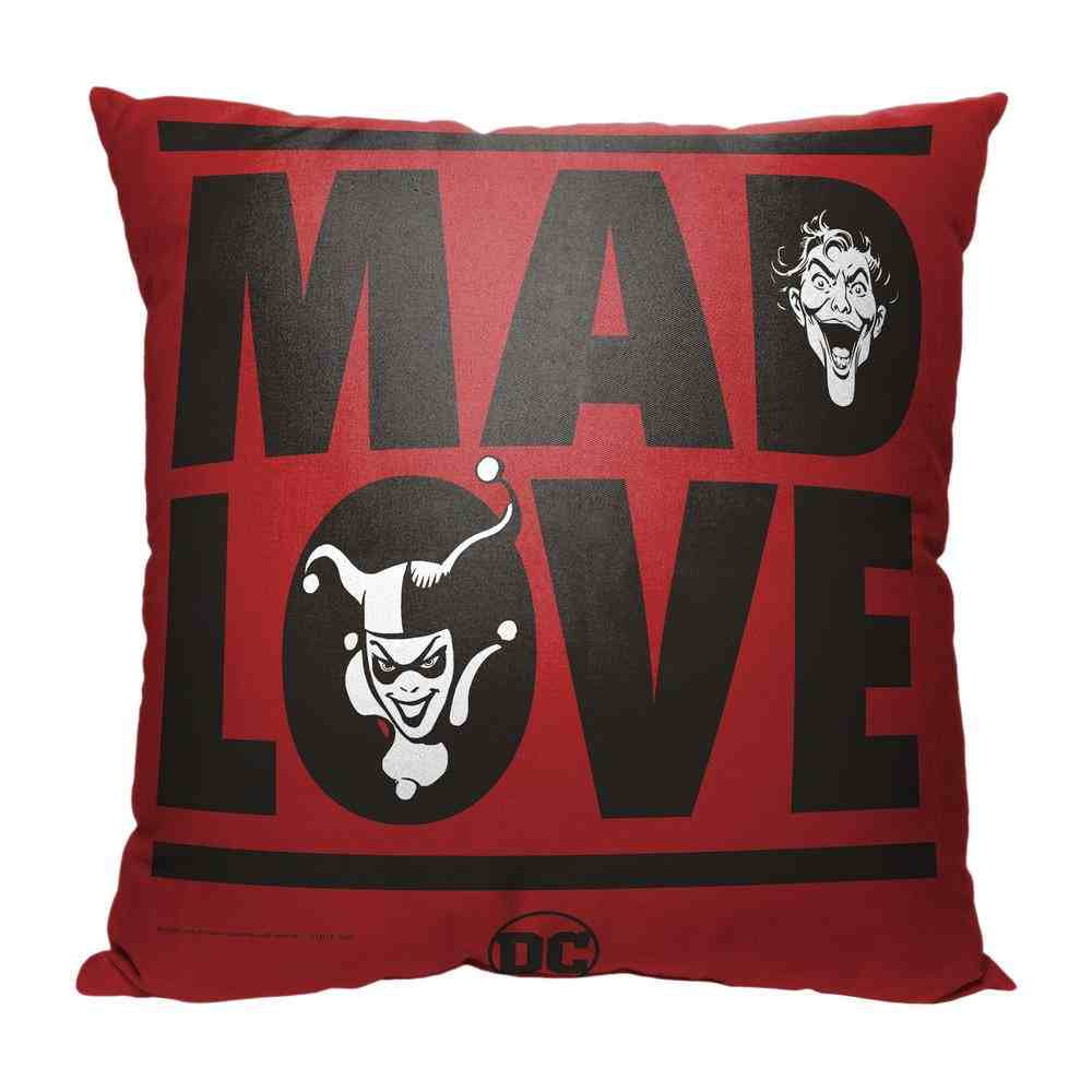 Warner Bros DC Mad Love Kids Printed Throw Pillow - Walmart.com