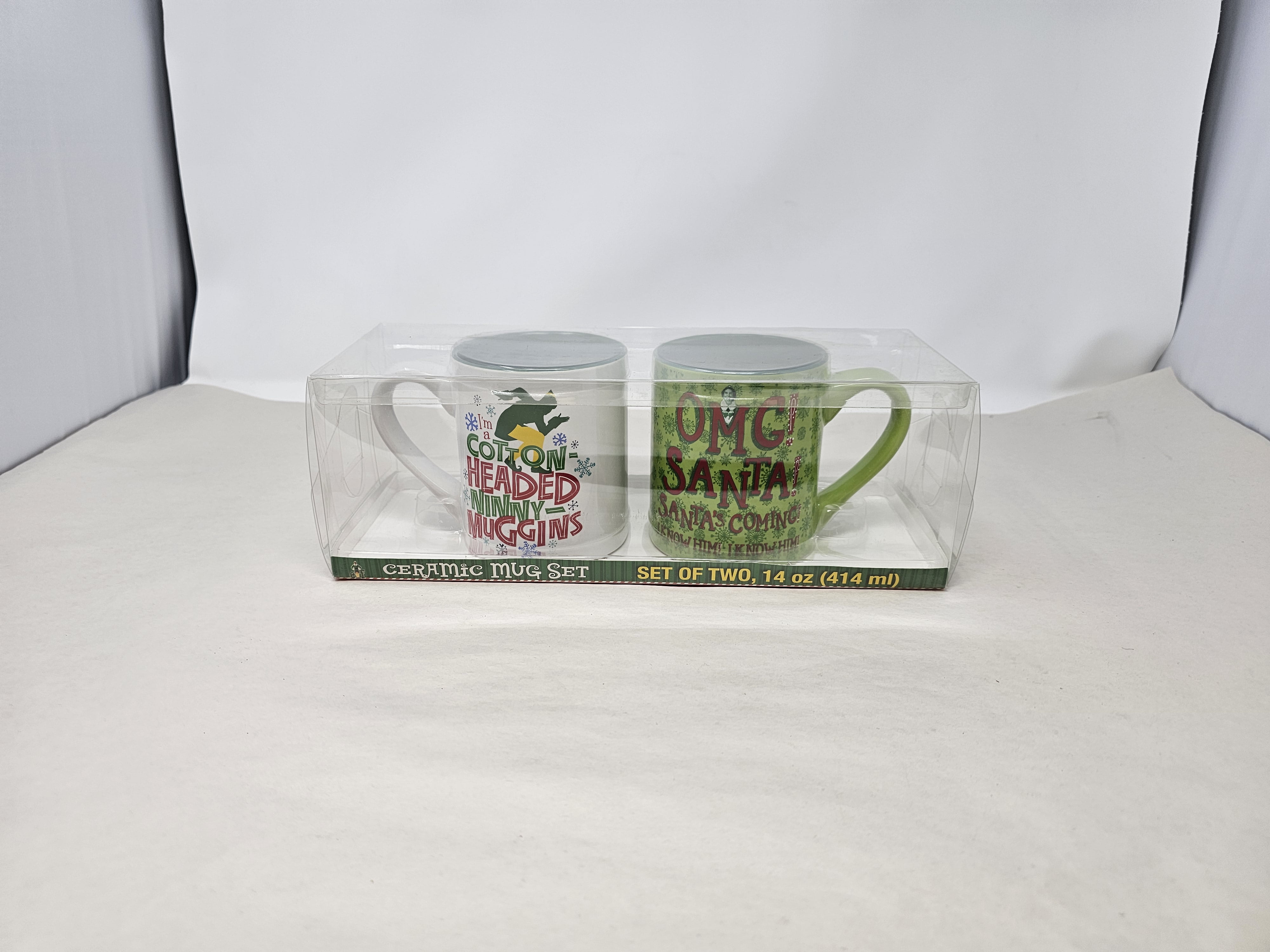 Warner Bros Elf Two 14 Oz Ceramic Mug Set - Walmart.com