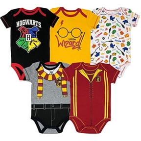 Harry Potter Slytherin Ravenclaw Hufflepuff Newborn Baby Boys 4 Pack ...