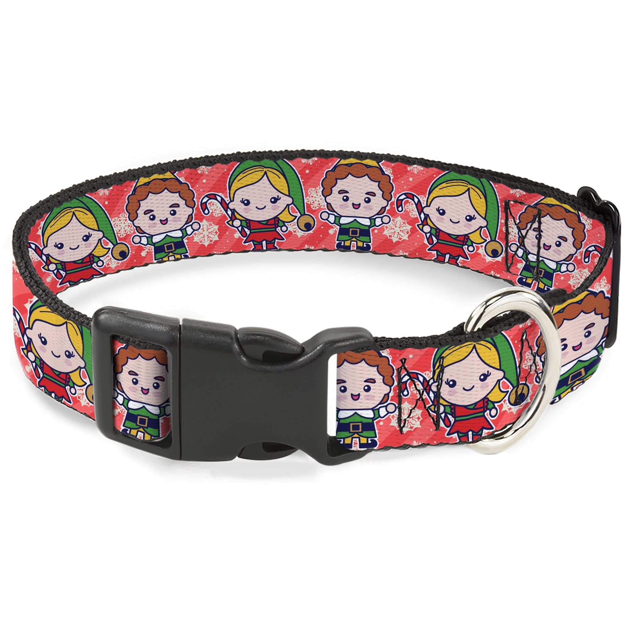 Warner Bros. Holiday Movies Pet Collar, Dog Collar Plastic Buckle, Elf ...