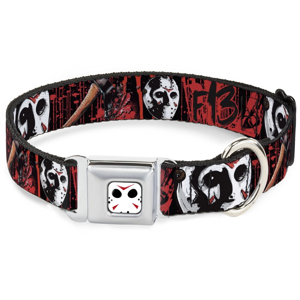 Warner Bros. Horror Movies Pet Collar, Dog Collar Metal Seatbelt Buckle ...