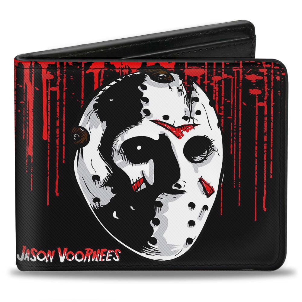 Warner Bros. Horror Movies Wallet, Bifold, Jason Voorhees Mask Friday ...