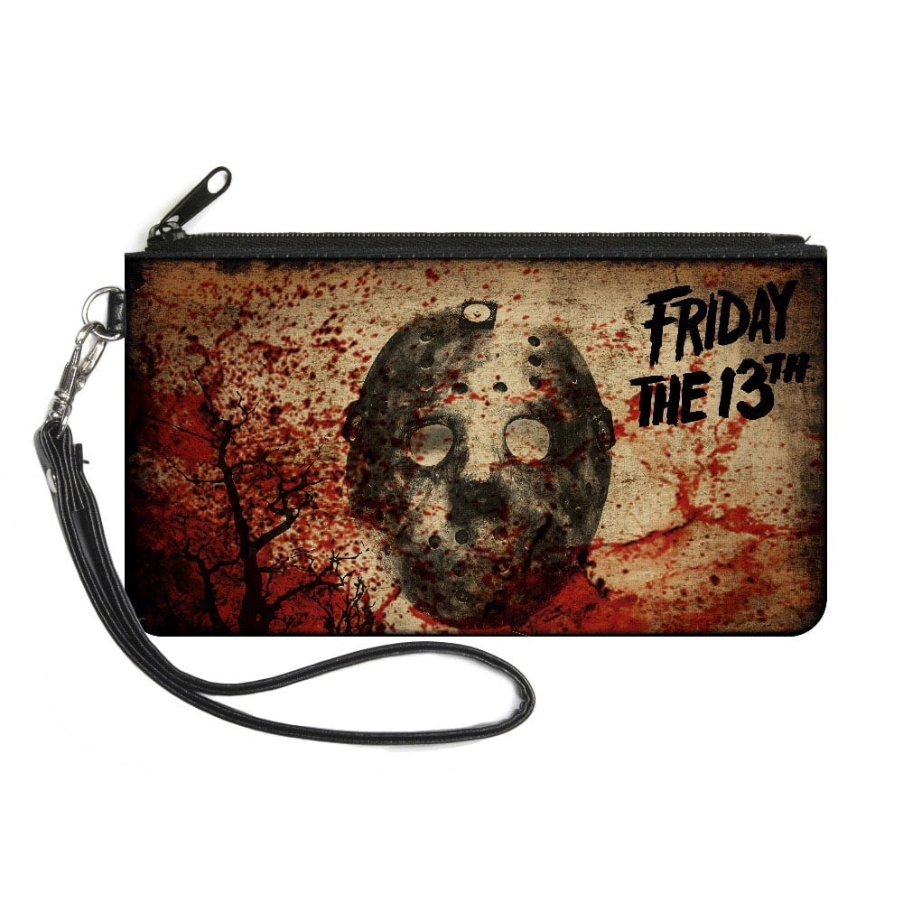 Warner Bros. Horror Movies Wallet, Zip Clutch, Friday the 13th Jason ...