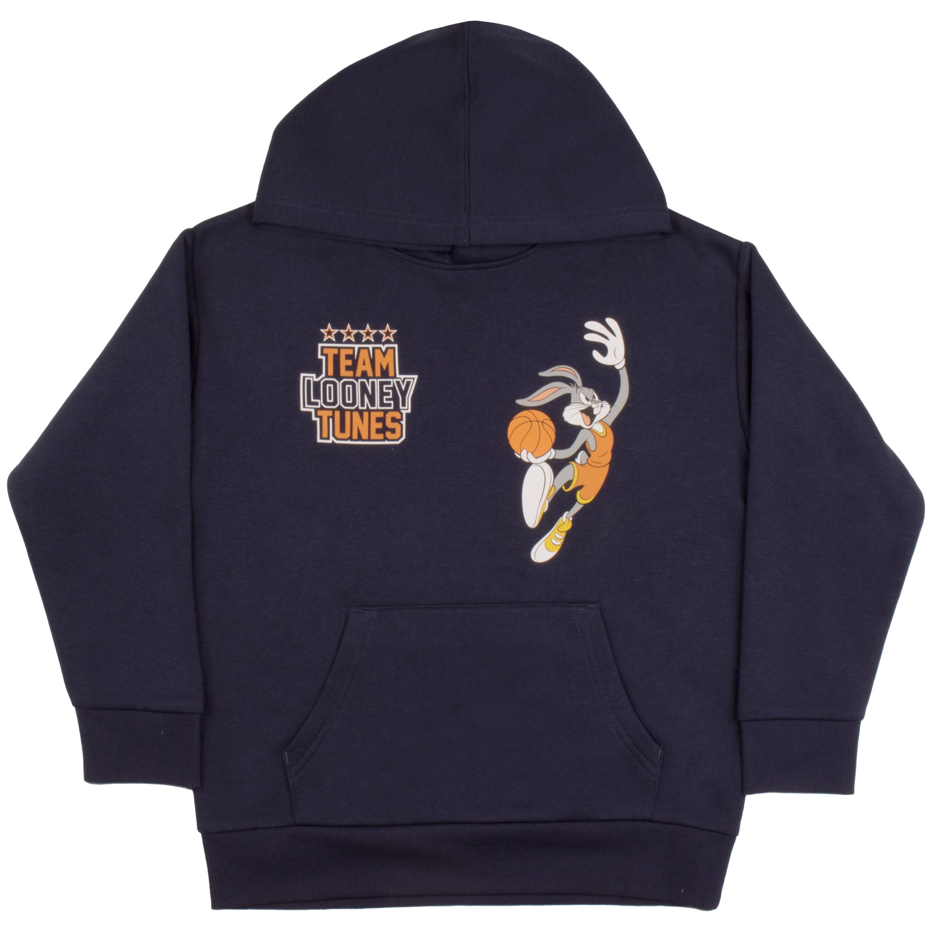 Warner Bros Looney Tunes Boys Pullover Hoodie Team Looney Tunes Graphic ...