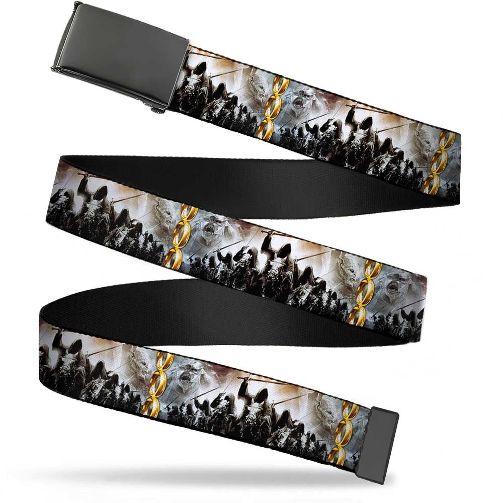 Warner Bros. Movies Belt, Flip Web Belt 9 Ringwraiths Attack 3 Rings ...