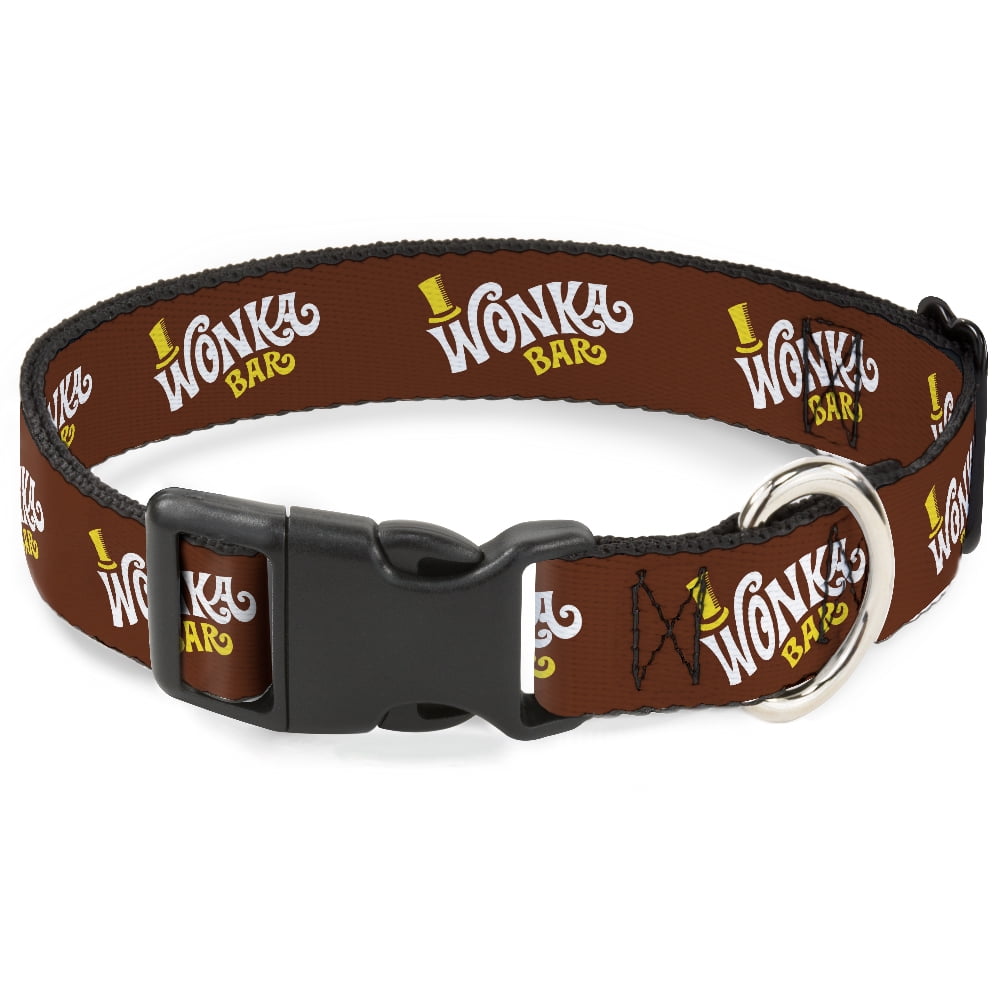 Warner Bros. Movies Pet Collar, Dog Collar Plastic Buckle, Willy Wonka ...
