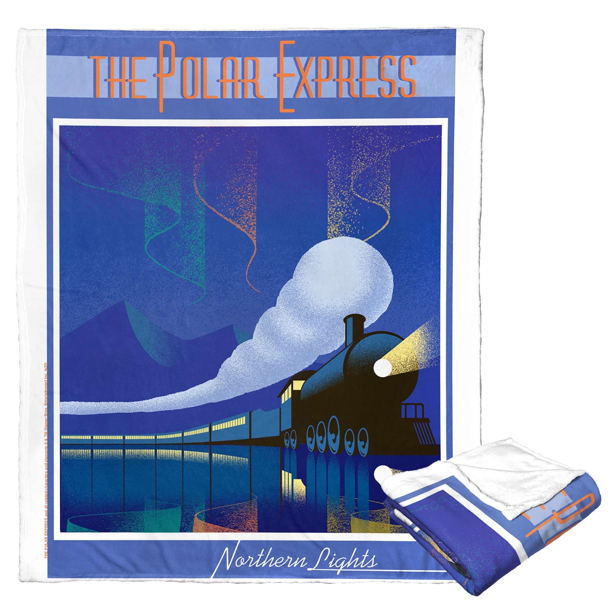 Warner Bros Polar Express A Magical Journey Kids Silk Touch Throw ...