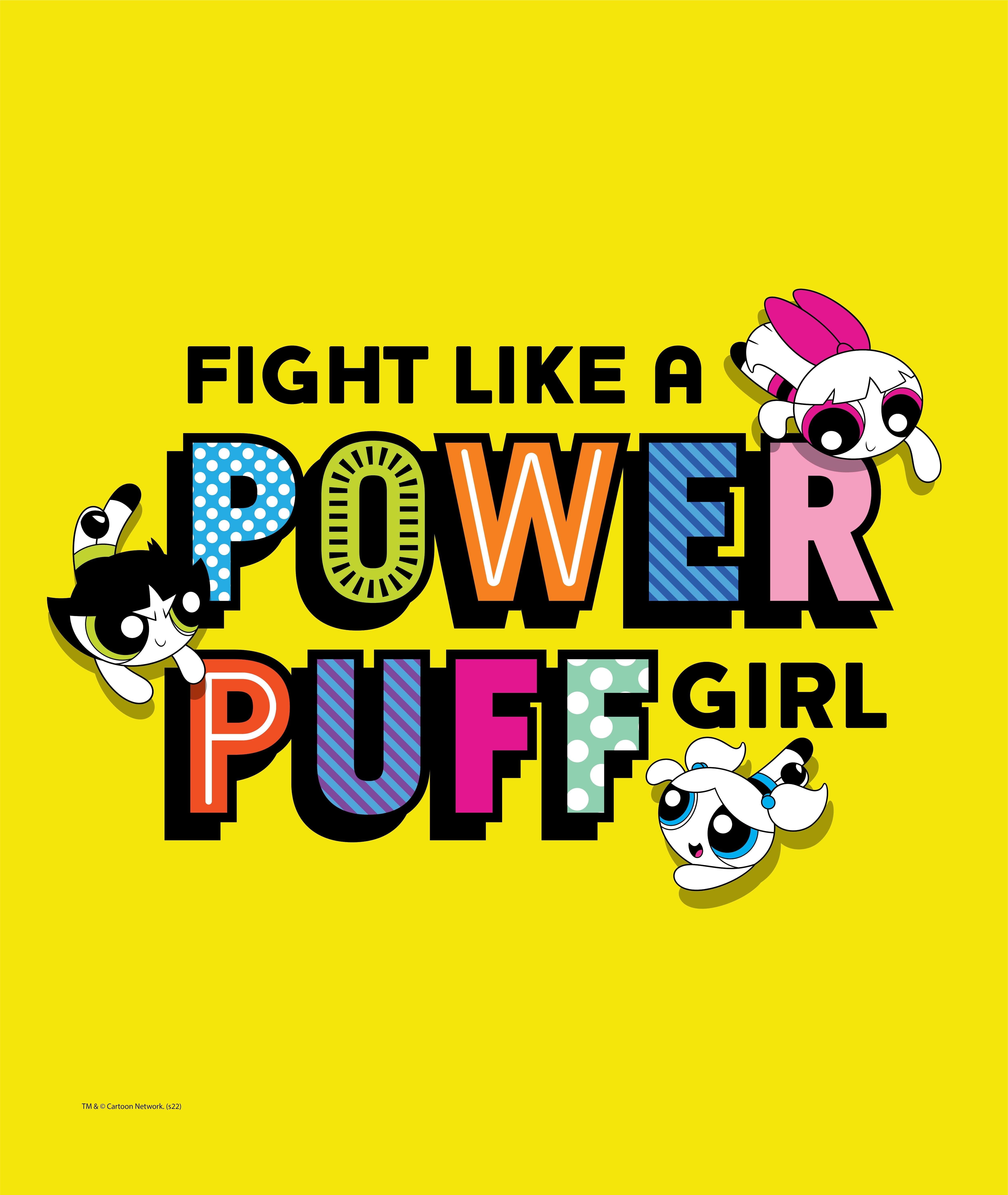 Warner Bros Powerpuff Girls Fight Like A Powerpuff Kids Silk Touch ...