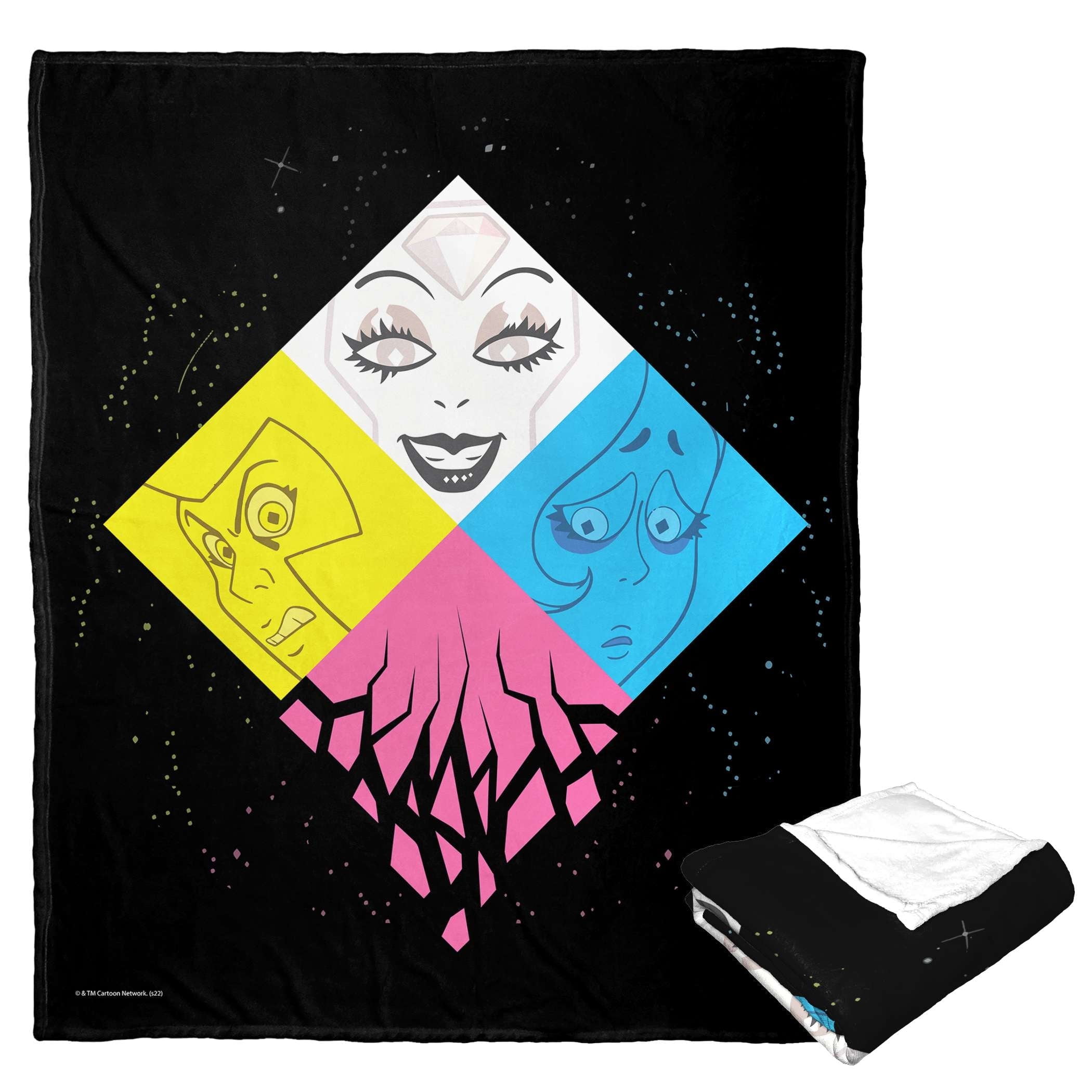 Warner Bros Steven Universe Diamond Death Kids Silk Touch Throw Blanket ...