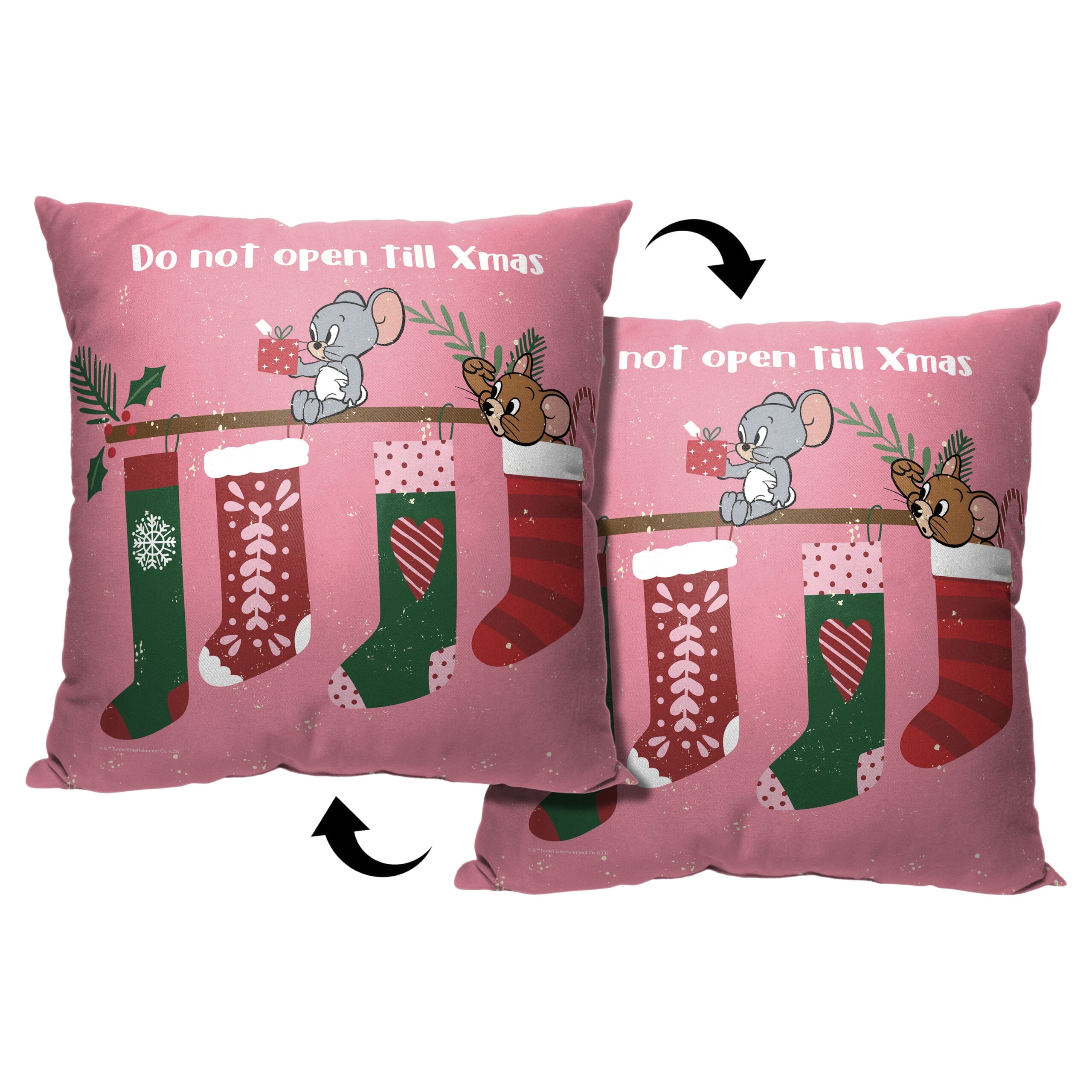 Warner Bros Tom And Jerry Don’T Open Till Xmas Kids Printed Throw ...