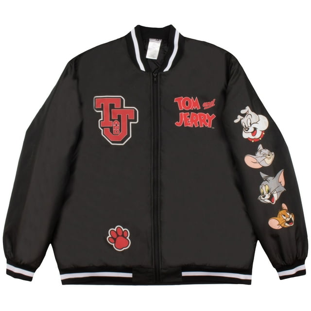 Warner Bros Tom & Jerry Varsity Jackets for Men Tom and Jerry Graphic ...