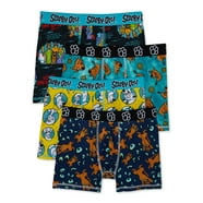 Scooby Doo Boys Underwear, 6 Pack Boxer Briefs Sizes 4 - 10 - Walmart.com