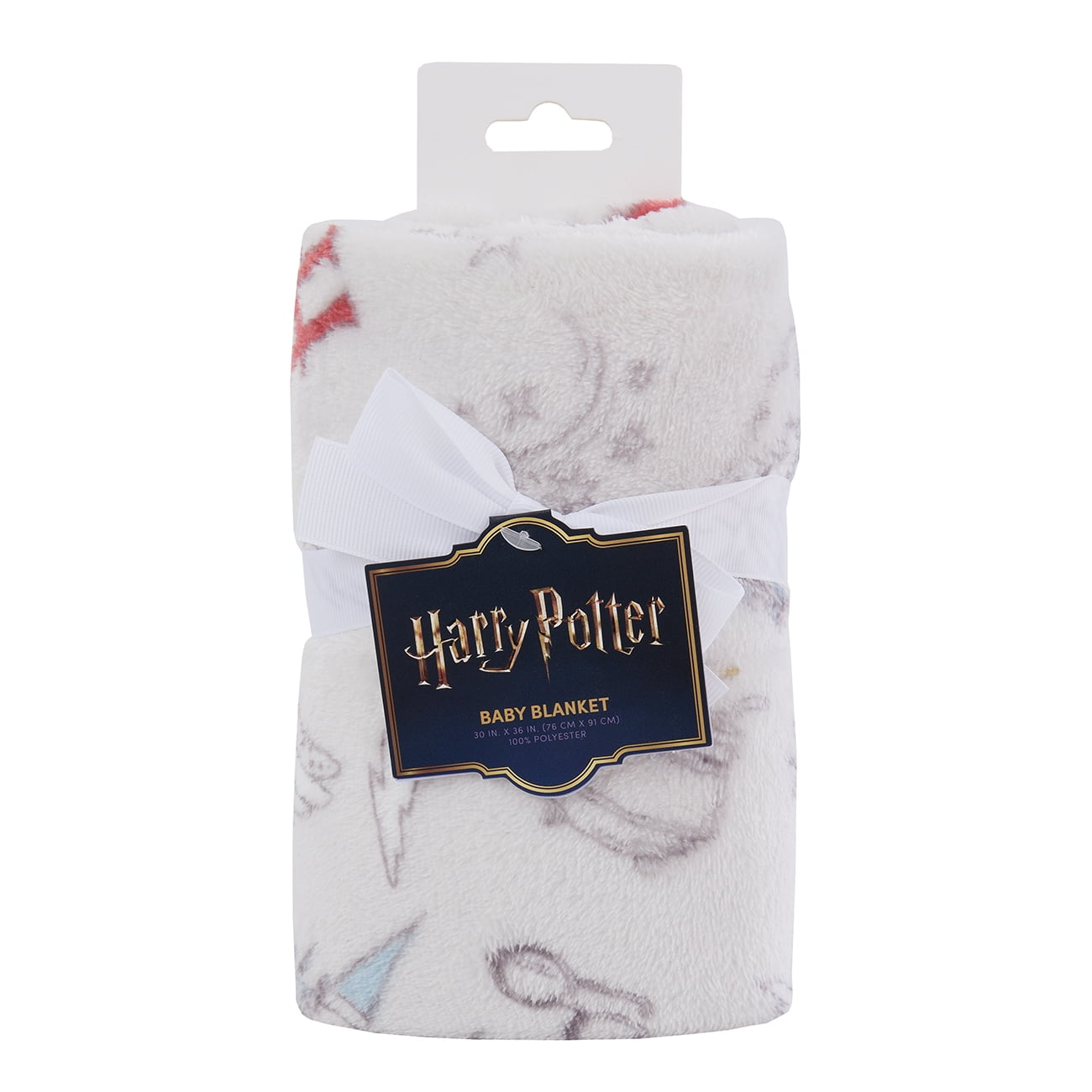 Warner Brothers Harry Potter Plush Baby Blanket, Gray, Infant Child ...