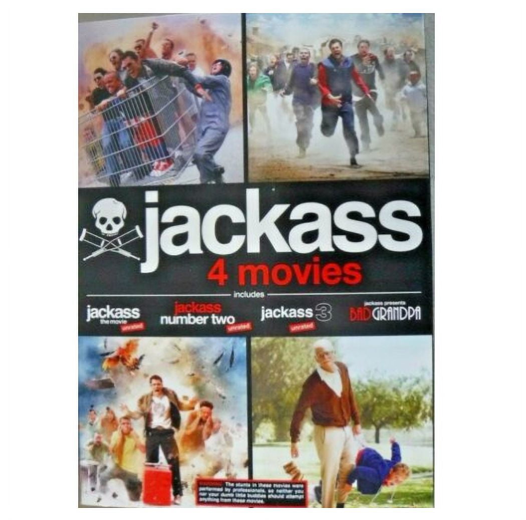 Warner Brothers. Jackass 4-Movies Collection (DVD) - Walmart.com