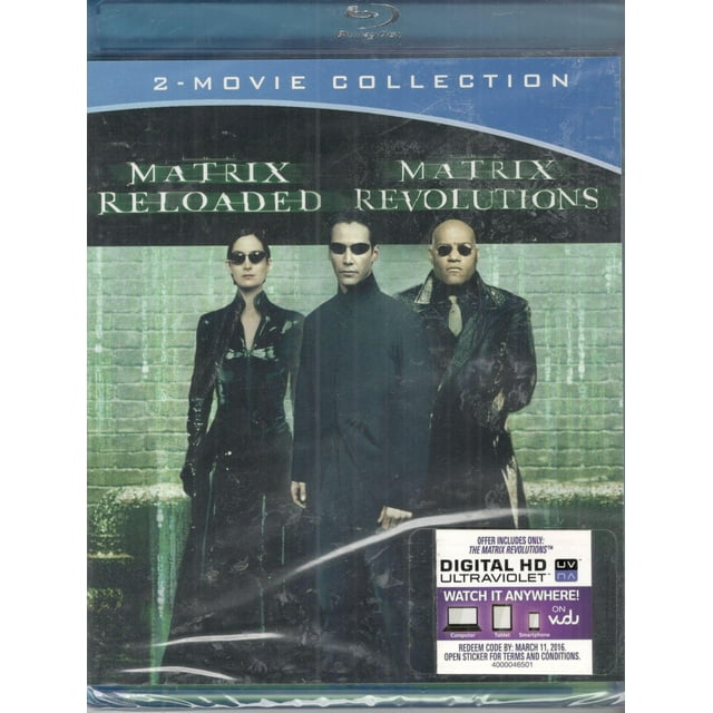 Warner Brothers Matrix Reloaded/matrix Revolu Bd Df W - Walmart.com