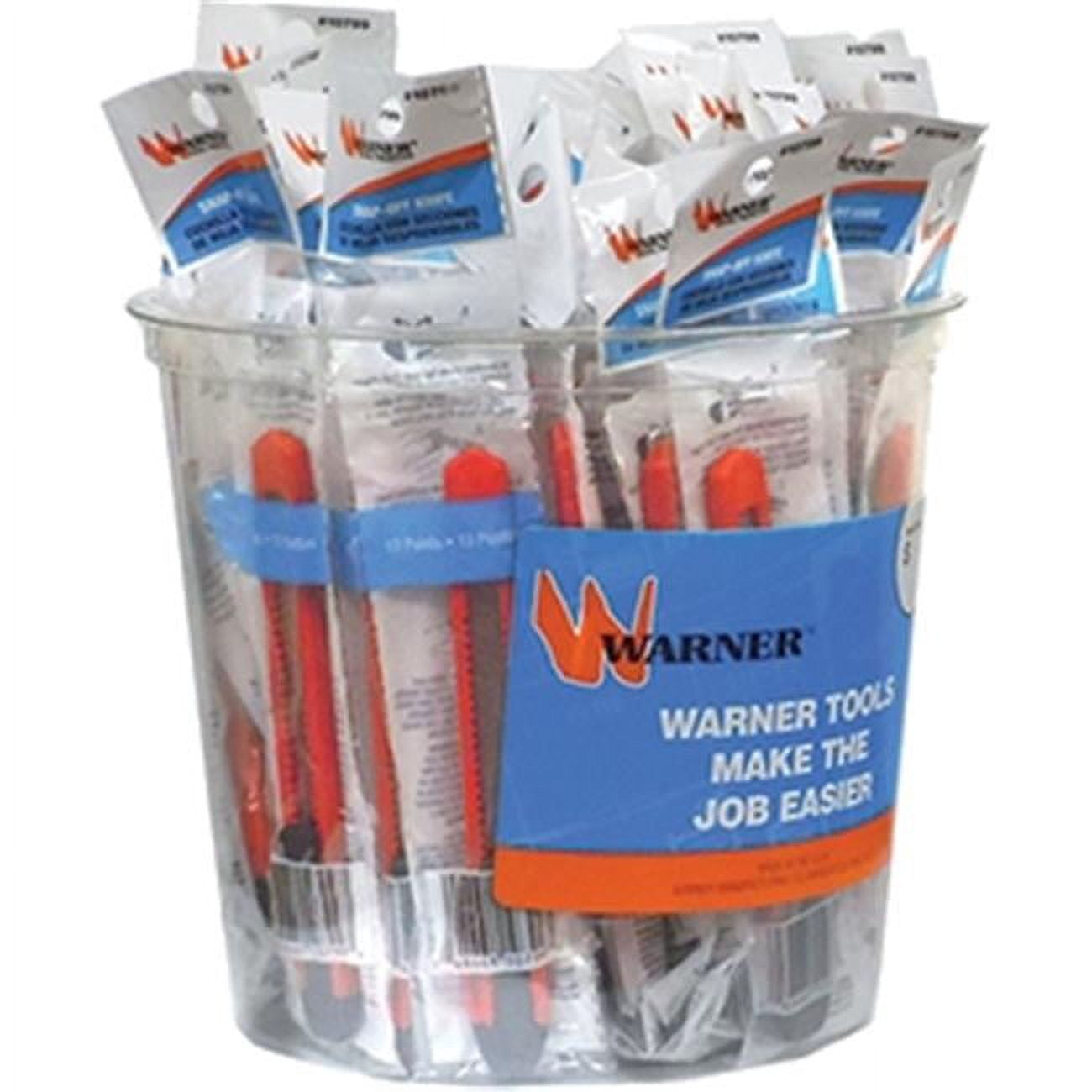 Warner Hand Tools 10799 13 Point Snap Off Knife with 1 Blade - Pack of ...
