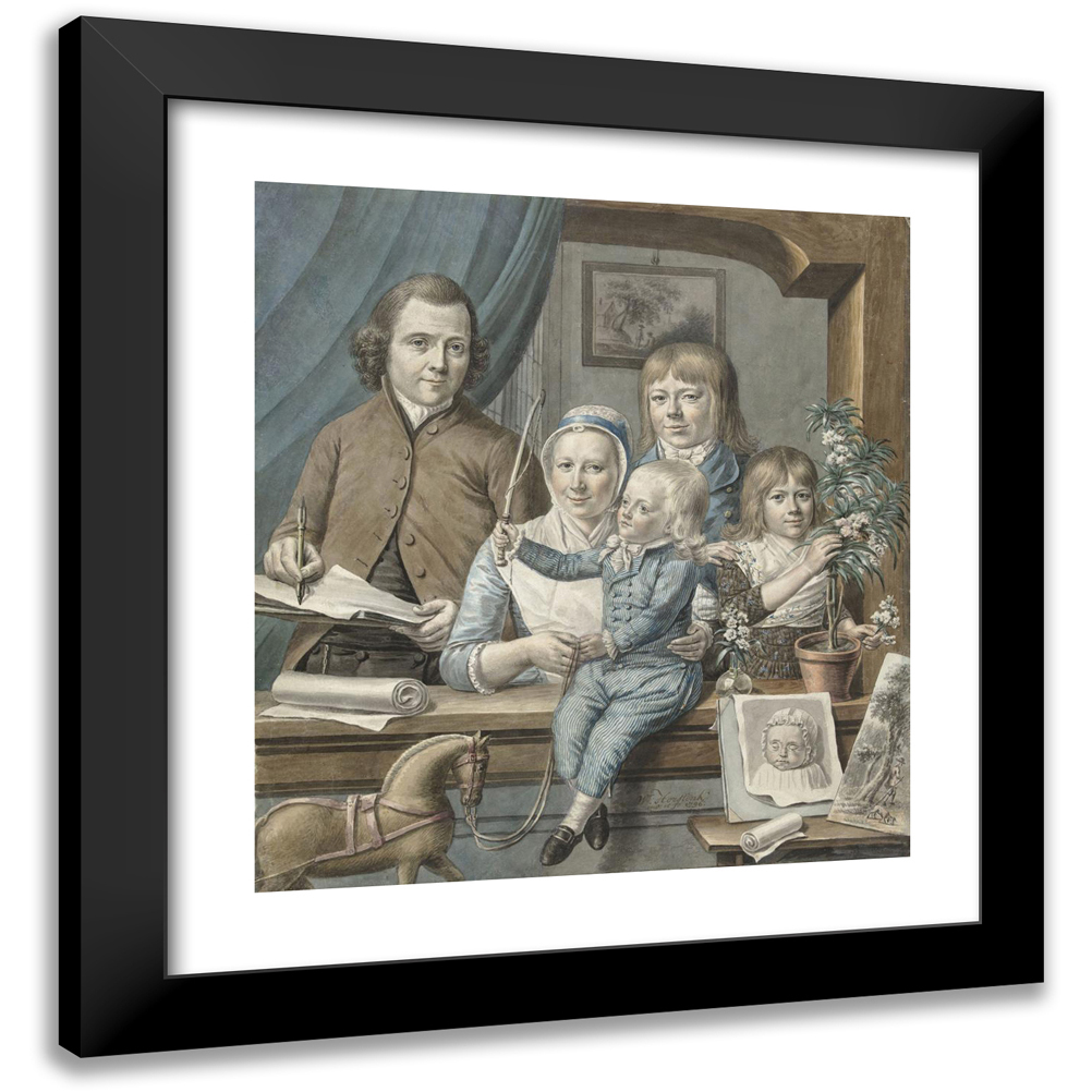 Warner Horstink 12x13 Black Modern Framed Museum Art Print Titled - The ...