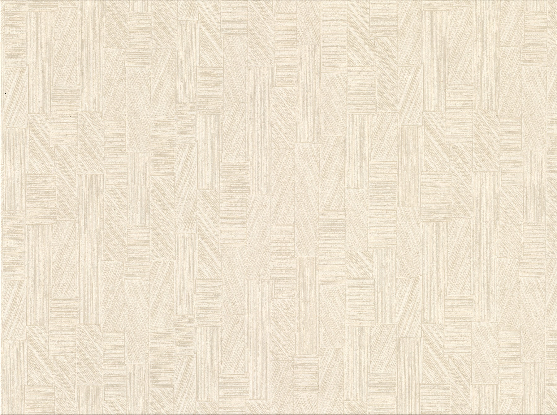 Warner Textures Kensho Cream Parquet Wood Wallpaper, 27-in by 27-ft, 60 ...