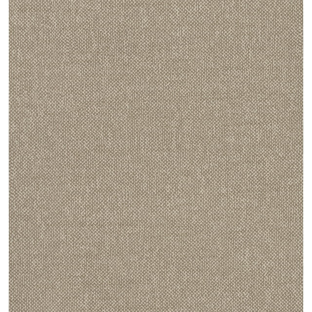 Warner Textures Theon Light Brown Linen Texture Wallpaper, 27-in by 27 ...