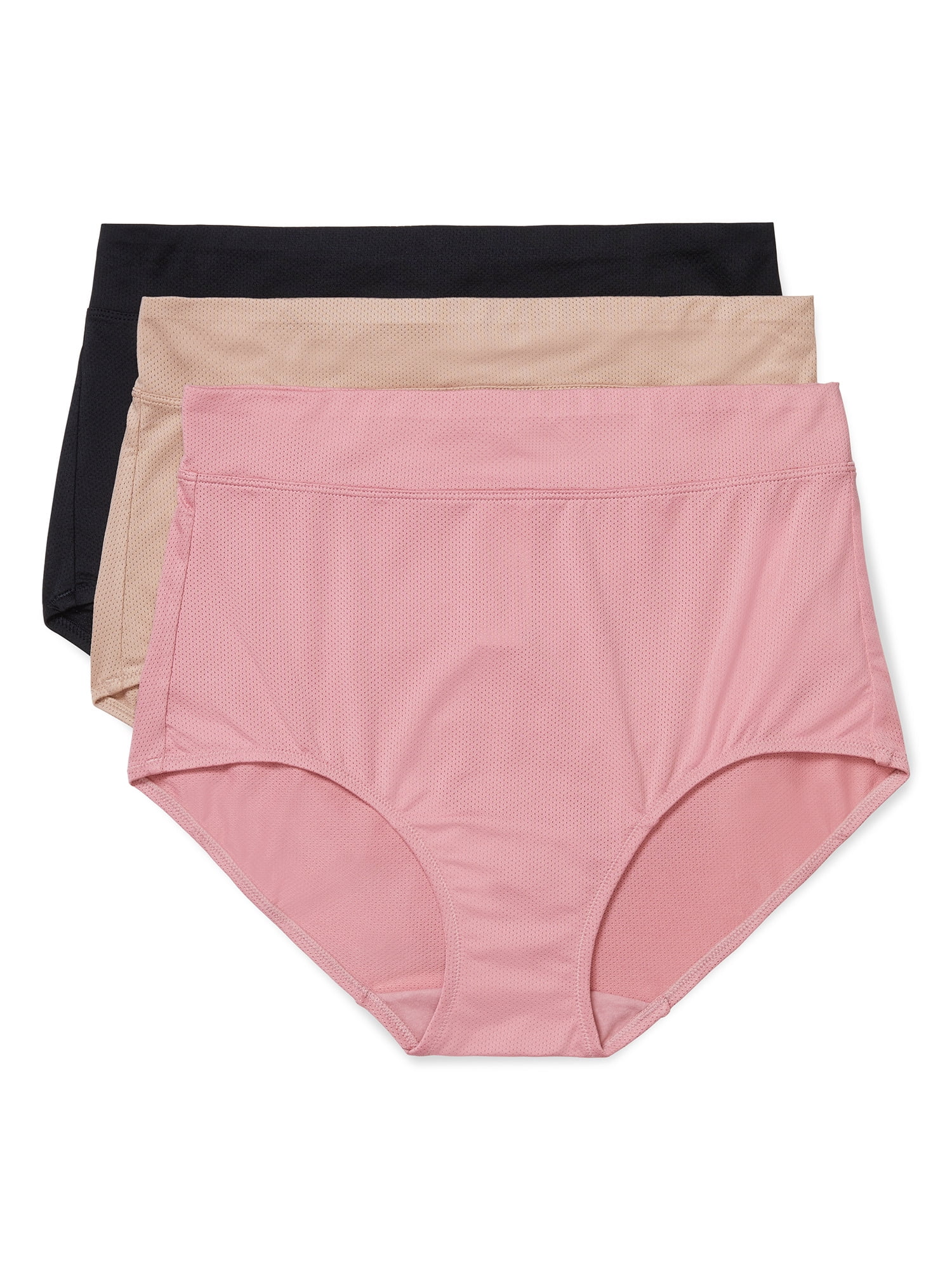 Warners Blissful Benefits Women‚Äôs Microfiber Briefs, 3pk - Walmart.com