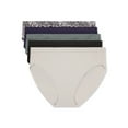 Warners Blissful Benefits Dig Free Breathable Microfiber Hi Cut 5 Pack