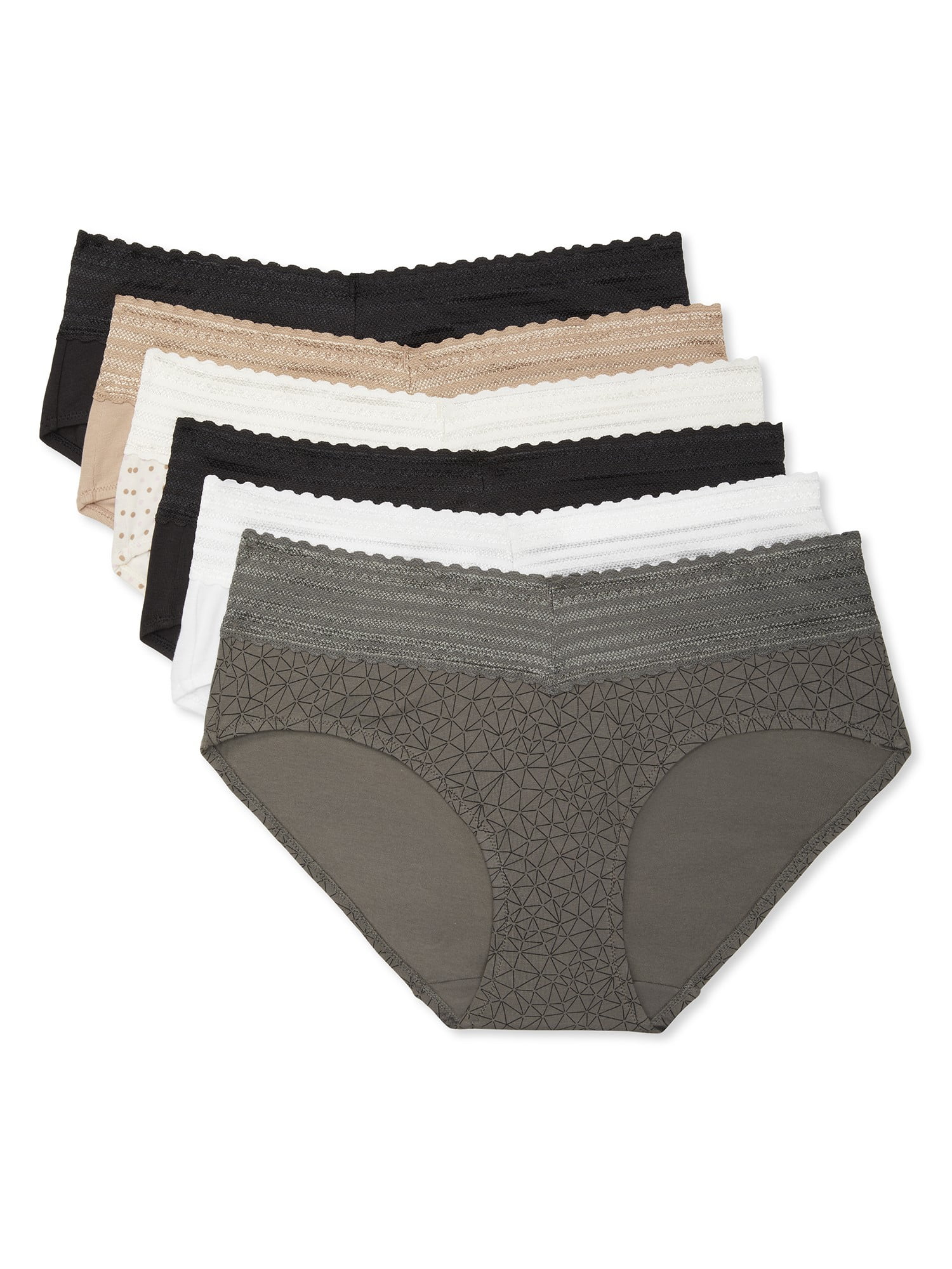 Warners® Blissful Benefits Dig-Free Comfort Waist with Lace Cotton ...